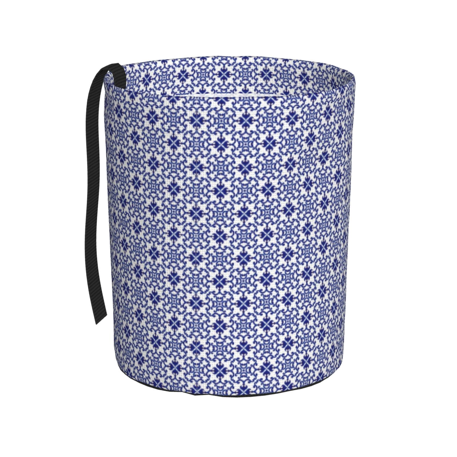 Wukai Porcelain Chinaware Print Car Trash Can - Easy to Clean Hanging ...