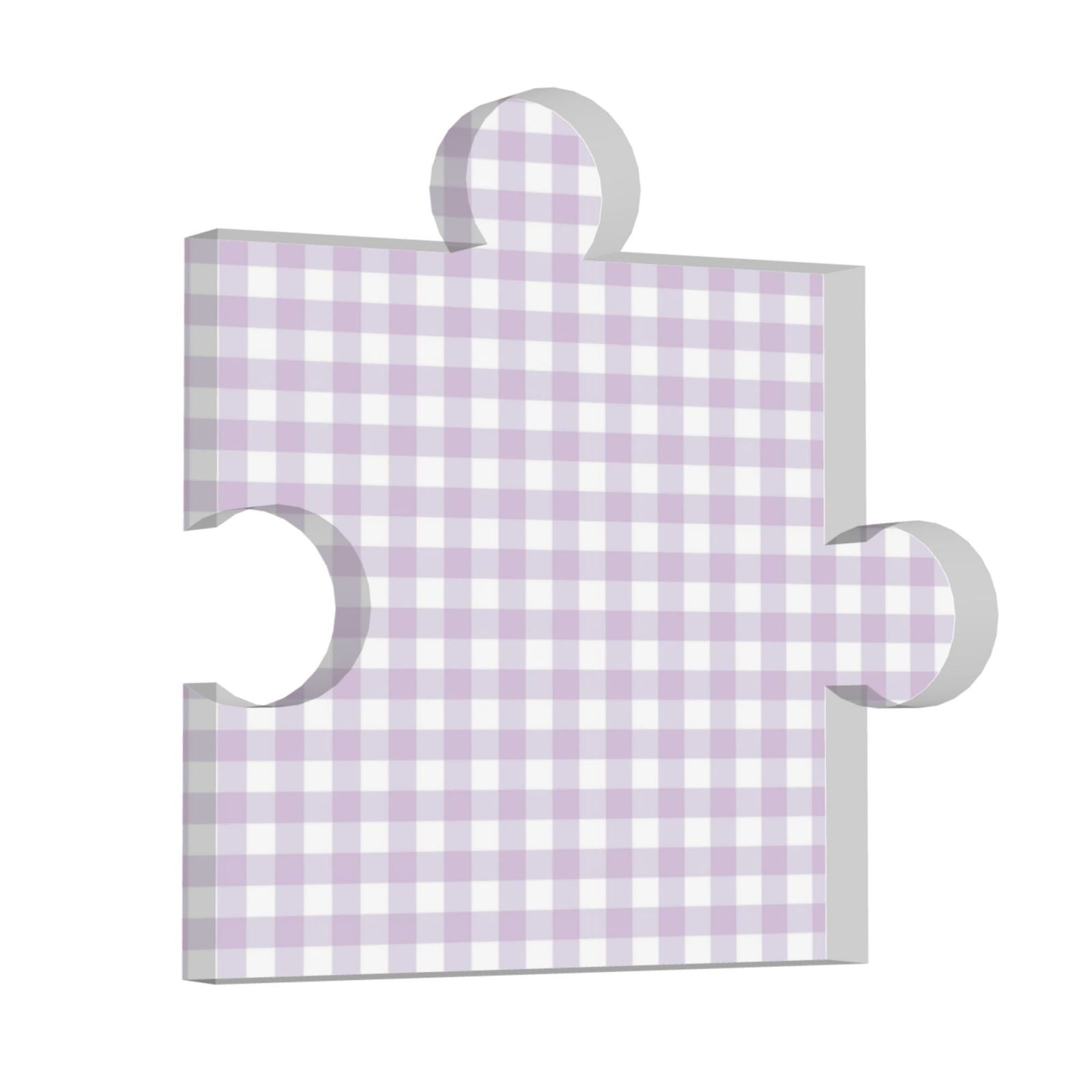Wukai Purple Checkboard Print Elegant Acrylic Gift Decorations Perfect ...