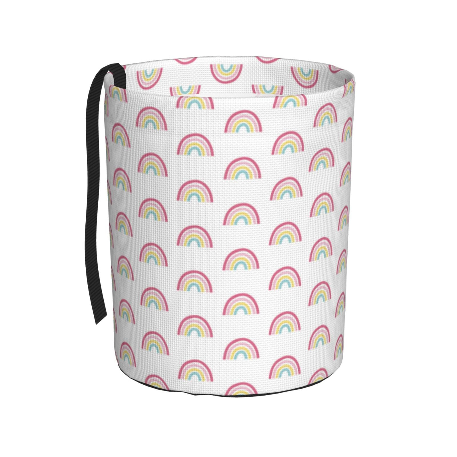 Wukai Rainbow Print Car Trash Can - Easy to Clean Hanging Garbage Bin ...