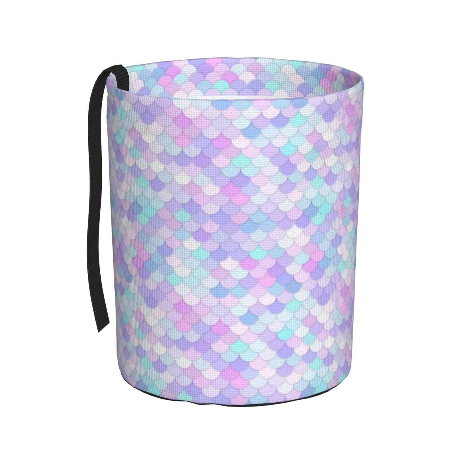 Wukai Rainbow Scales Print Car Trash Can - Easy to Clean Hanging ...
