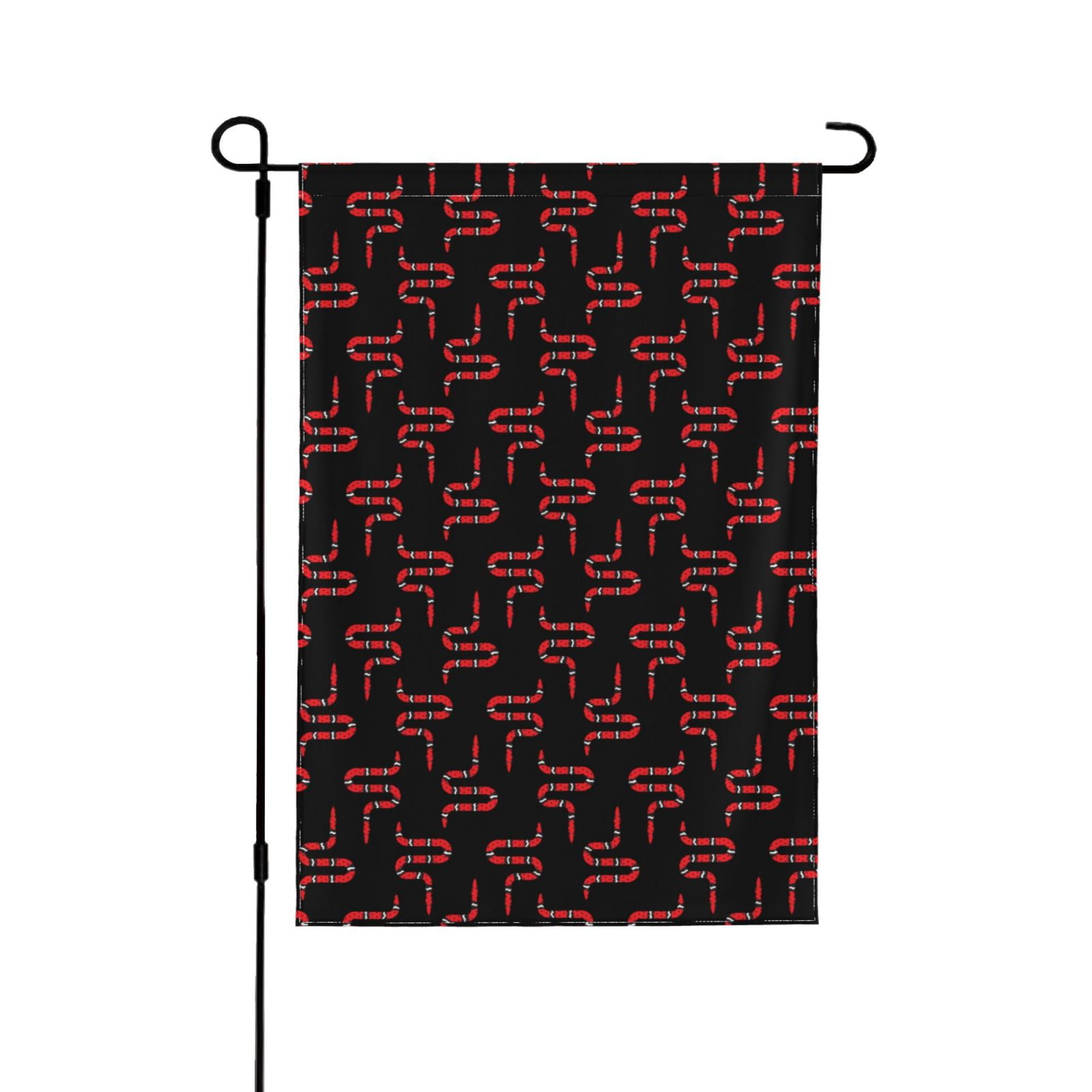 Wukai Red Snake Garden Flags Double Sided Welcome Garden Yard House ...