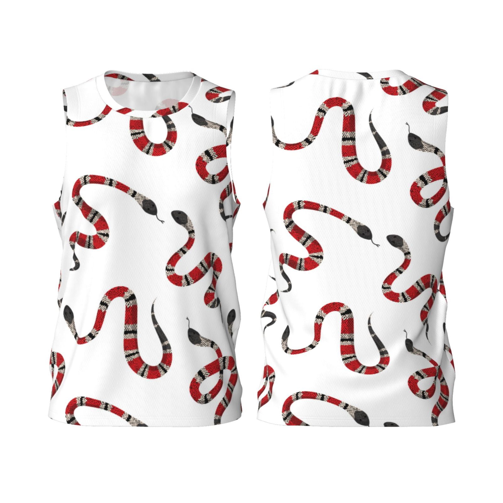 Wukai Red Snake Men’s Basketball Jersey - Walmart.com