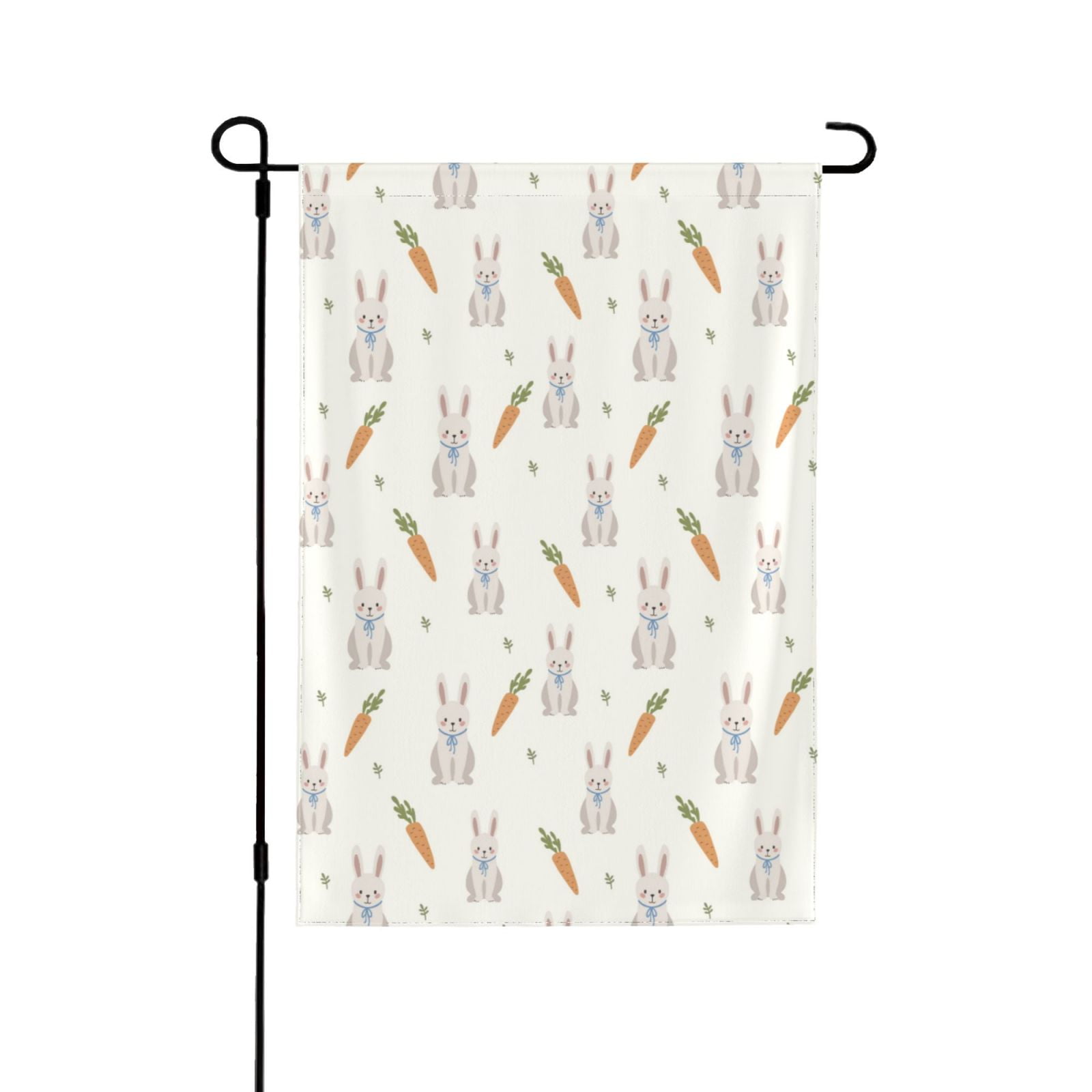 Wukai Retro Rabbit Garden Flags Double Sided Welcome Garden Yard House ...