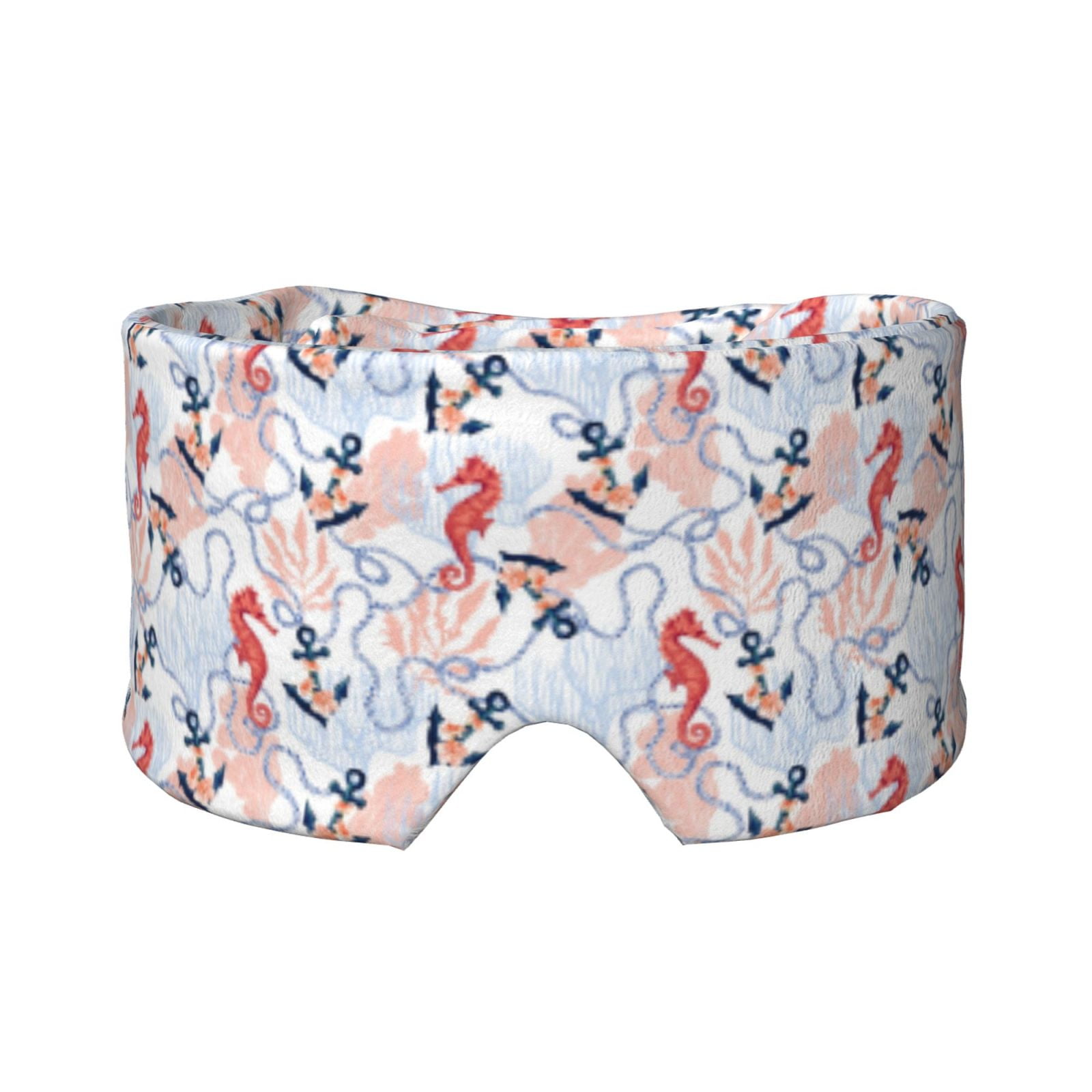 Wukai Sea Horse And Corals Print Sleep Mask - Eye Mask for Sleeping ...