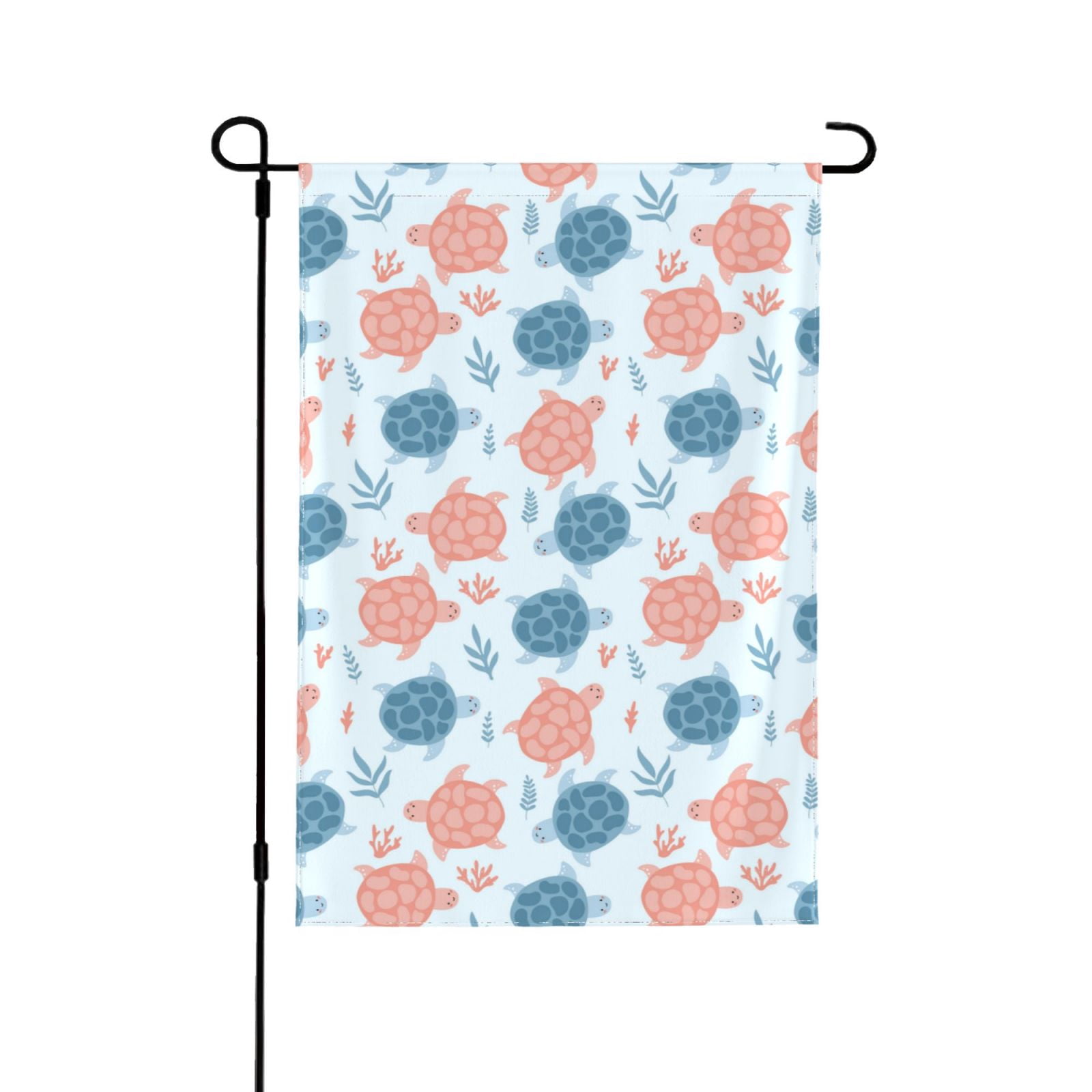 Wukai Sea Turtle Garden Flags Double Sided Welcome Garden Yard House ...