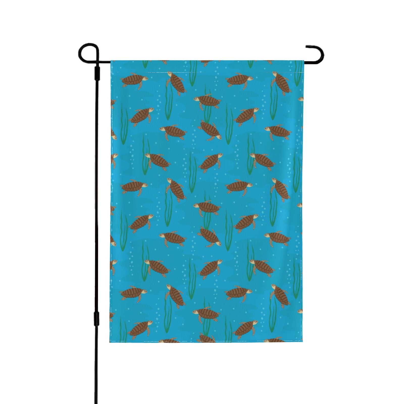 Wukai Sea Turtle Garden Flags Double Sided Welcome Garden Yard House ...