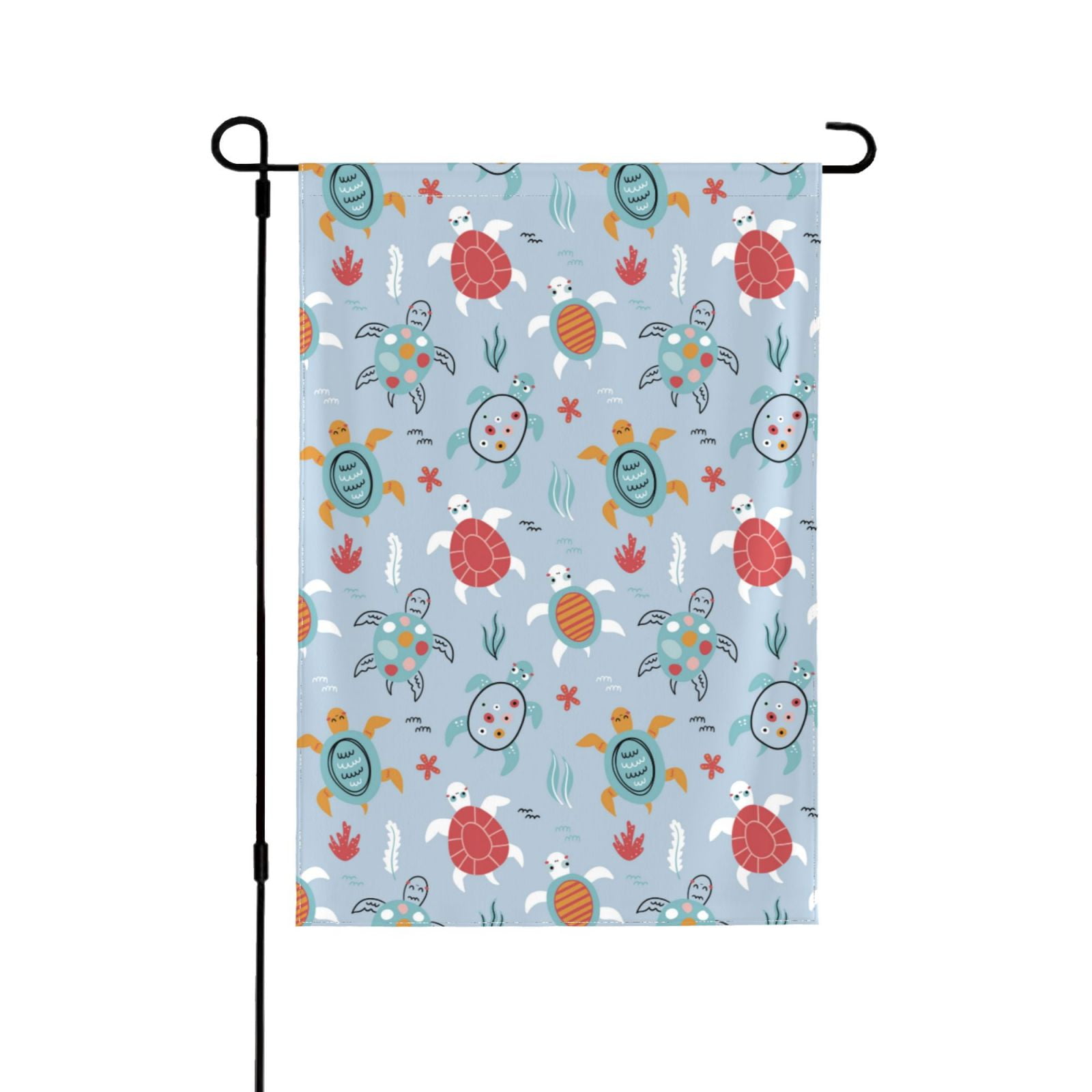 Wukai Sea Turtle Garden Flags Double Sided Welcome Garden Yard House ...