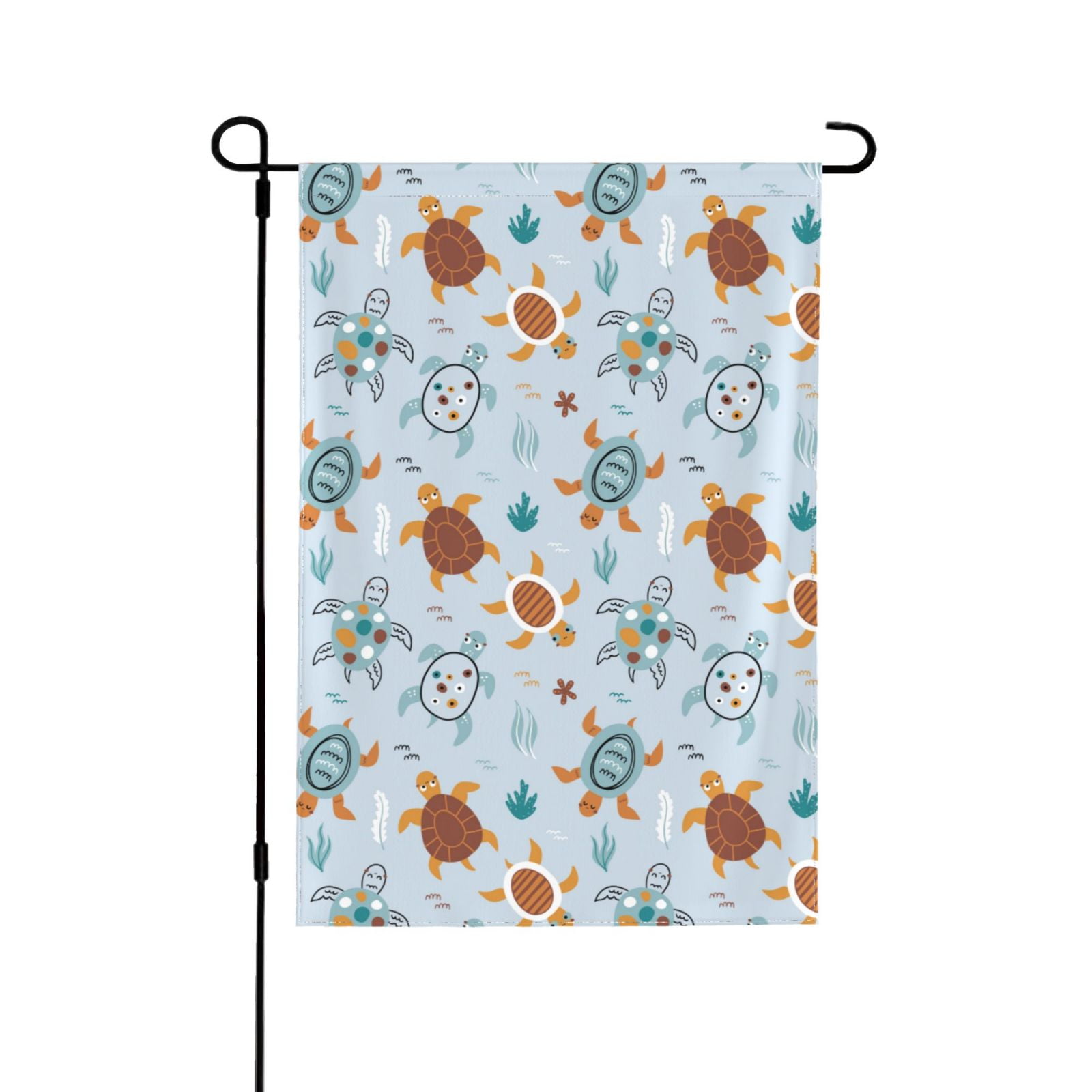 Wukai Sea Turtle Garden Flags Double Sided Welcome Garden Yard House ...