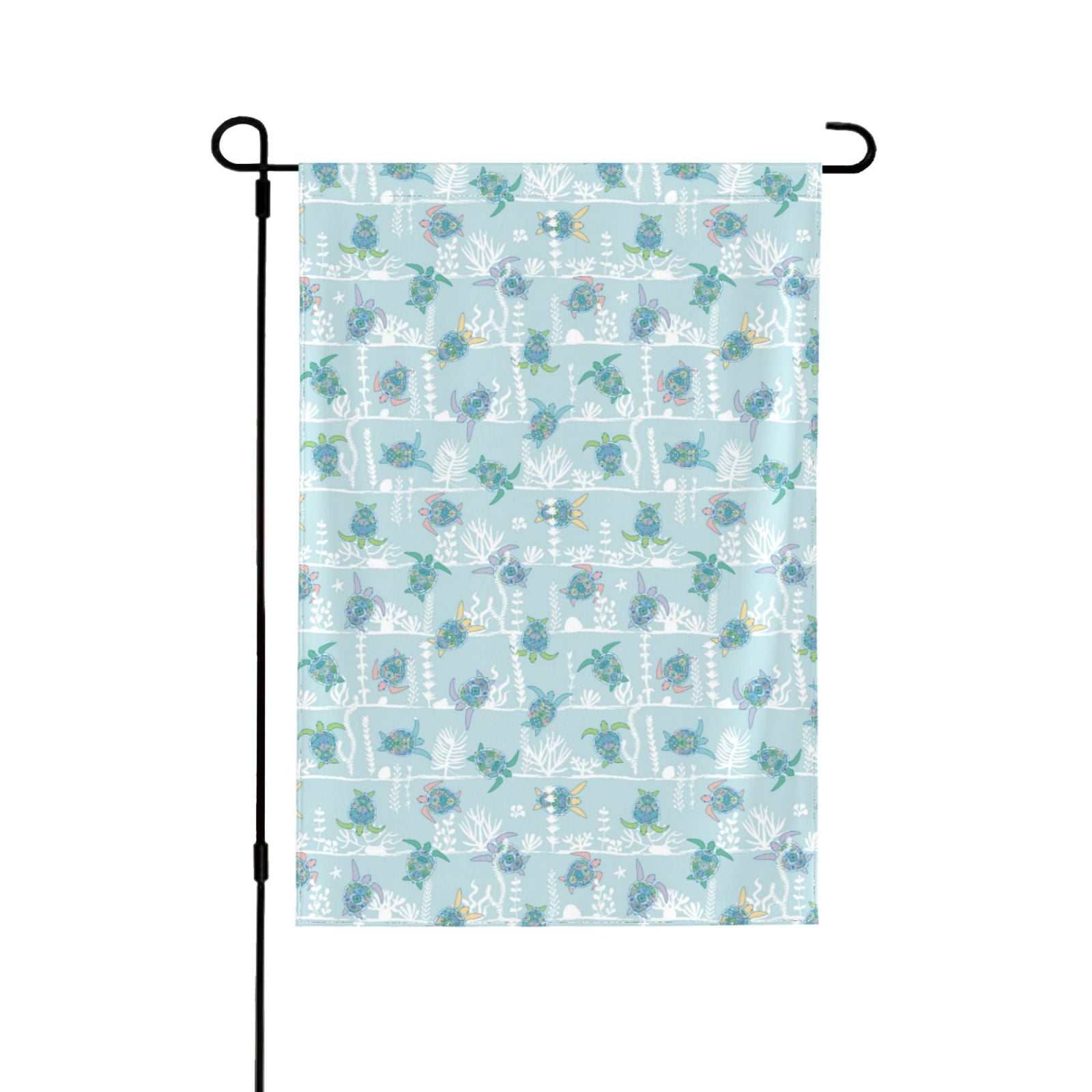 Wukai Sea Turtle Garden Flags Double Sided Welcome Garden Yard House ...