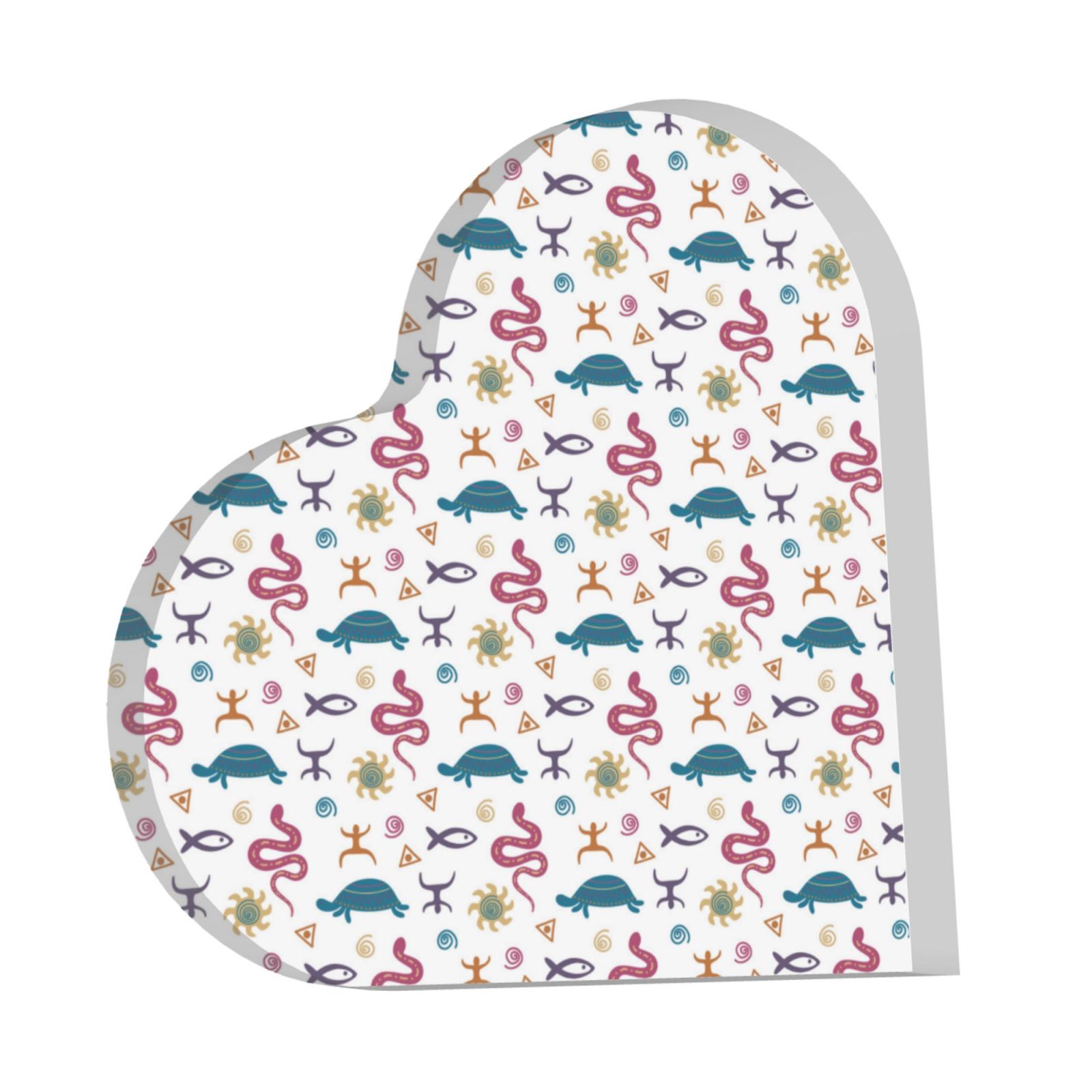 Wukai Sea Turtle Print Elegant Acrylic Gift Decorations Perfect for ...