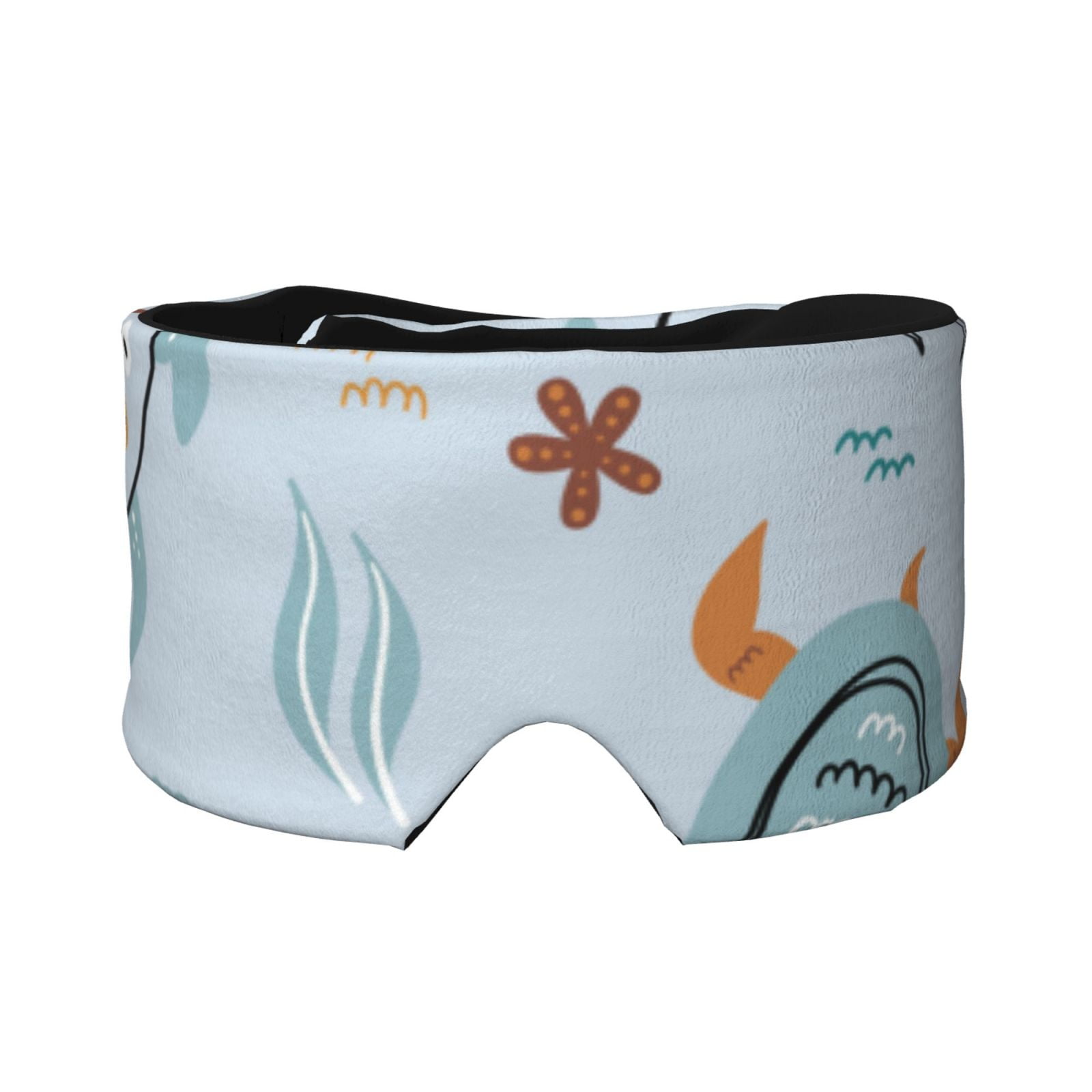 Wukai Sea Turtle Print Sleep Mask - Eye Mask for Sleeping, Ultra Soft ...