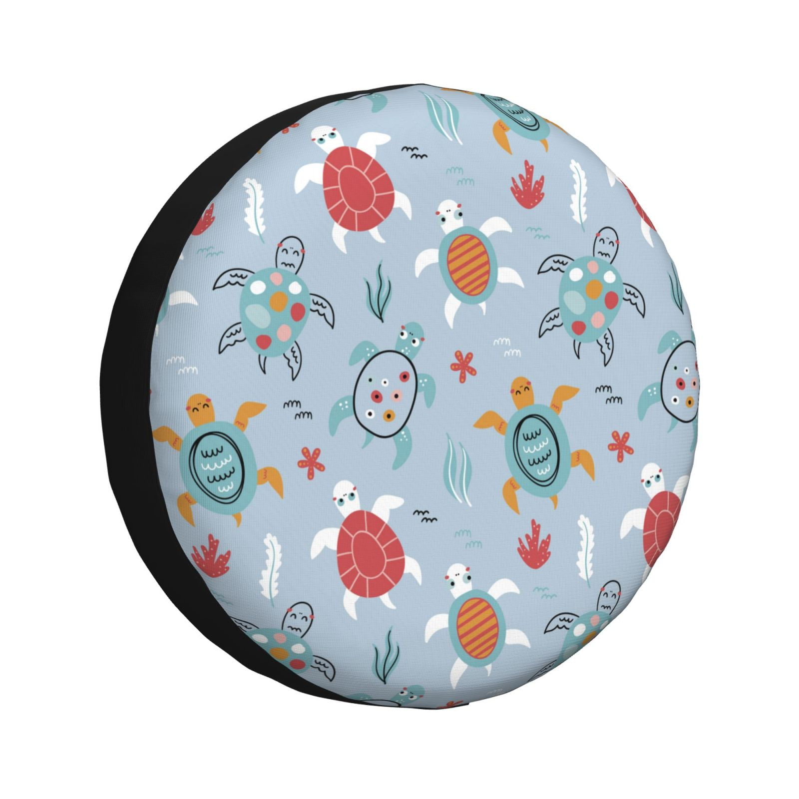 Wukai Sea Turtle Print Spare Tire Cover for RV Trailer,Waterproof PVC ...