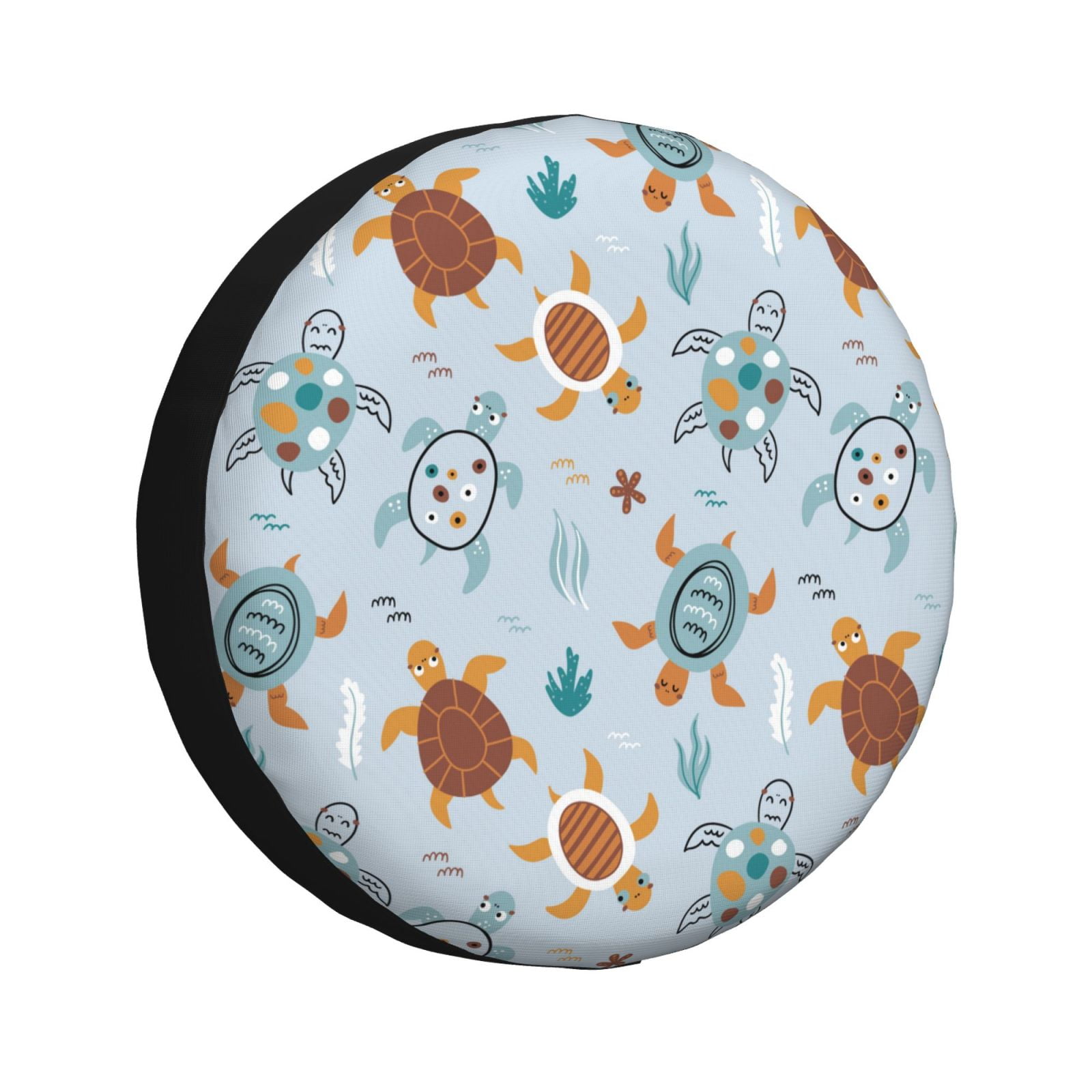 Wukai Sea Turtle Print Spare Tire Cover for RV Trailer,Waterproof PVC ...