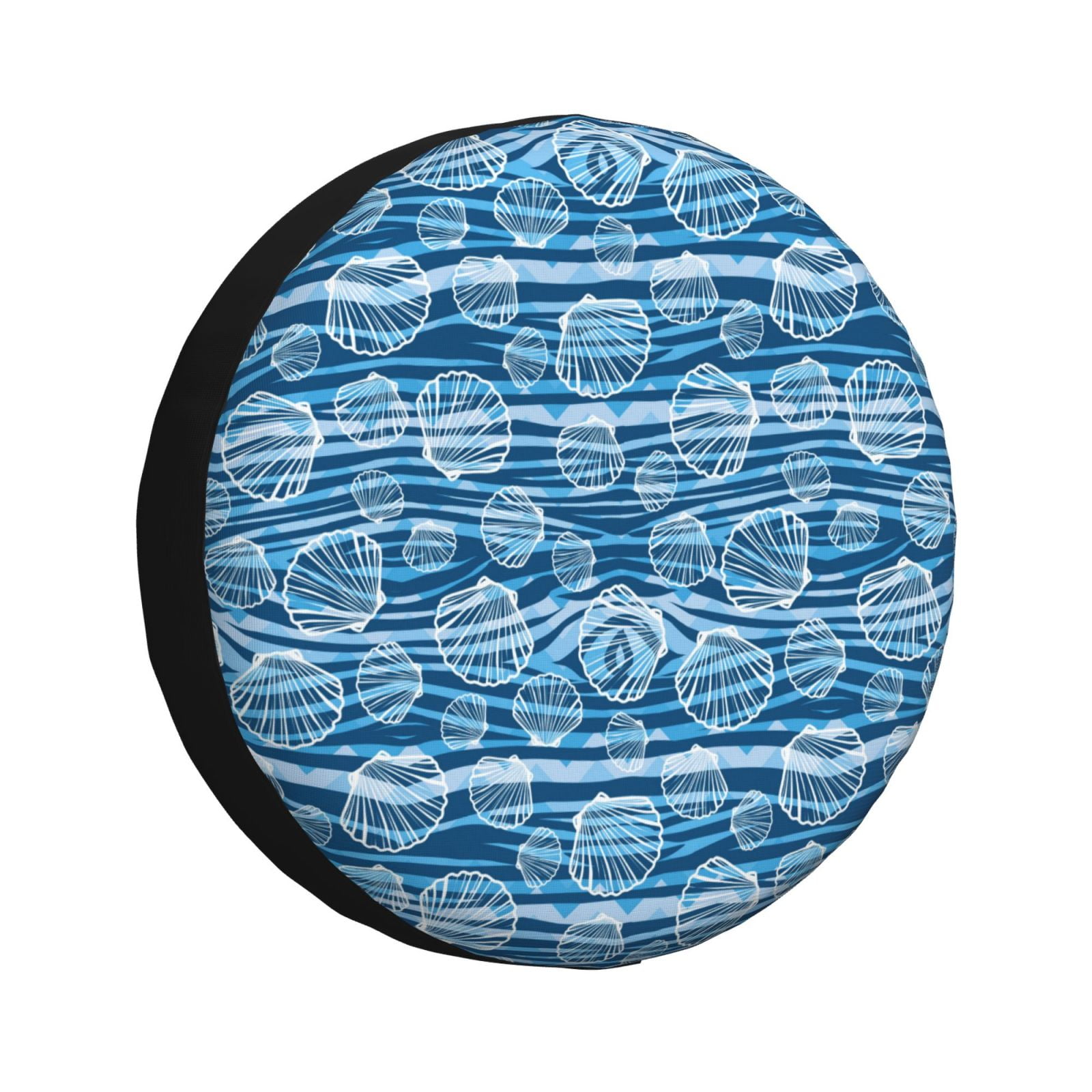Wukai Shell Print Spare Tire Cover for RV Trailer,Waterproof PVC Faux ...
