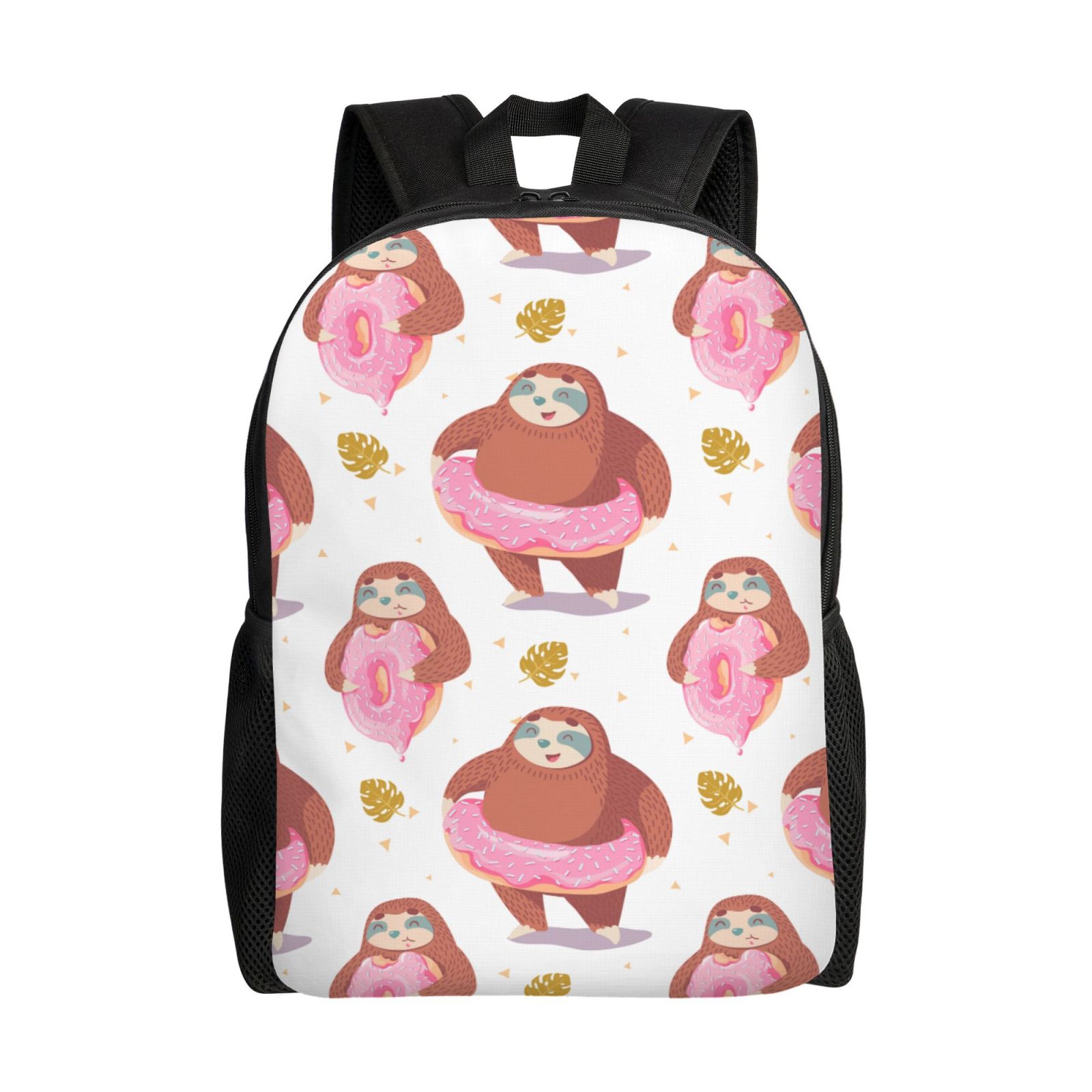 Wukai Sloth with Donuts1 Travel Laptop Backpack - Waterproof, Anti ...
