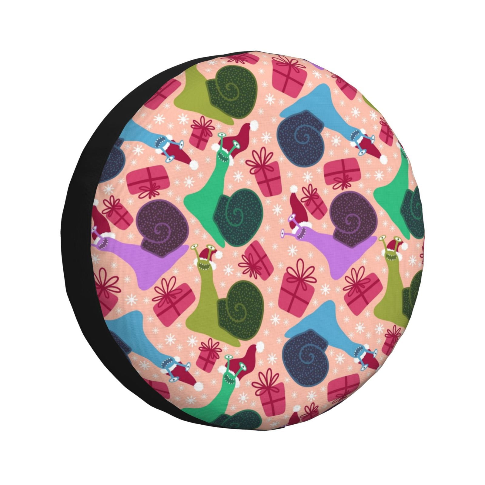 Wukai Snails Print Spare Tire Cover for RV Trailer,Waterproof PVC Faux ...