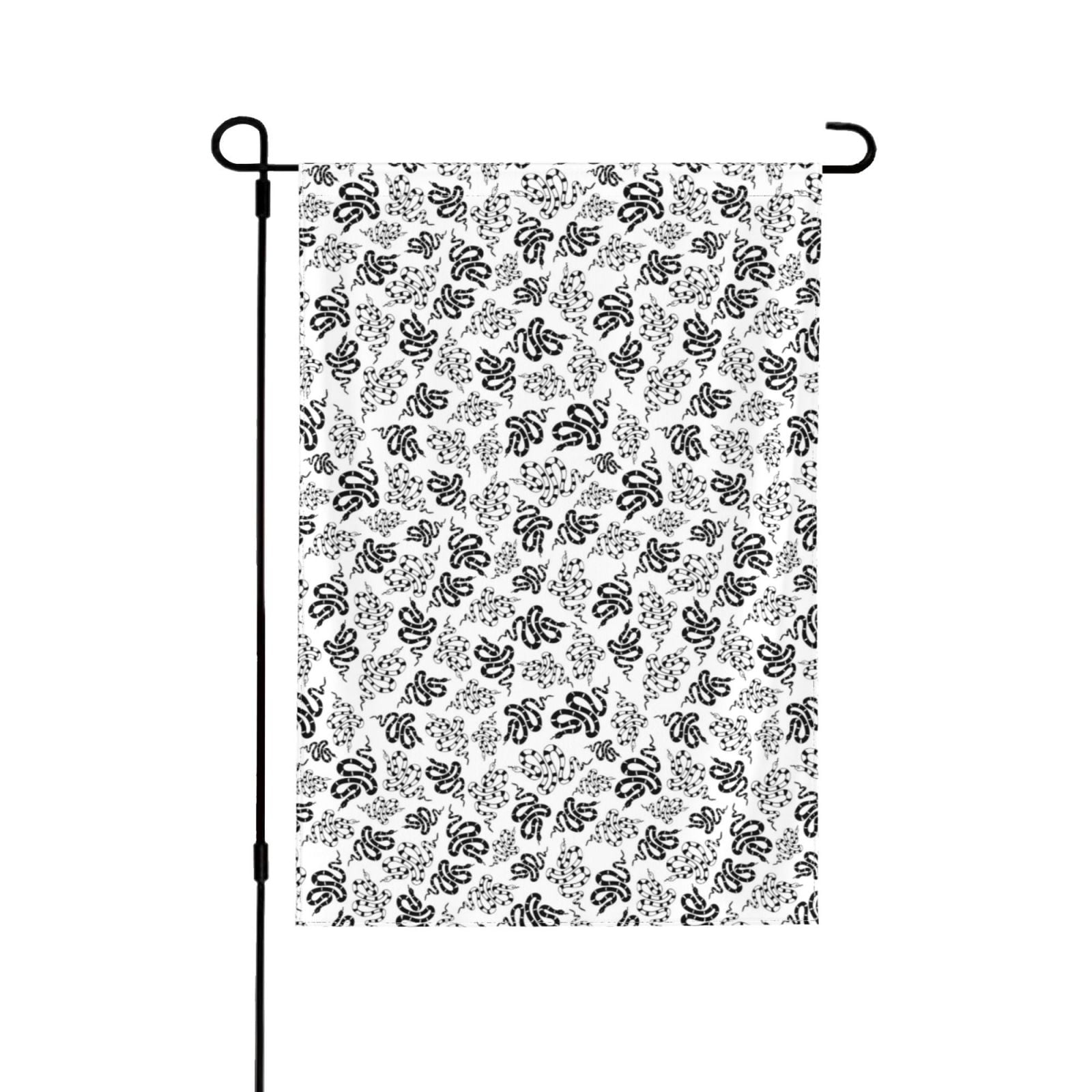 Wukai Snake Garden Flags Double Sided Welcome Garden Yard House Flags ...