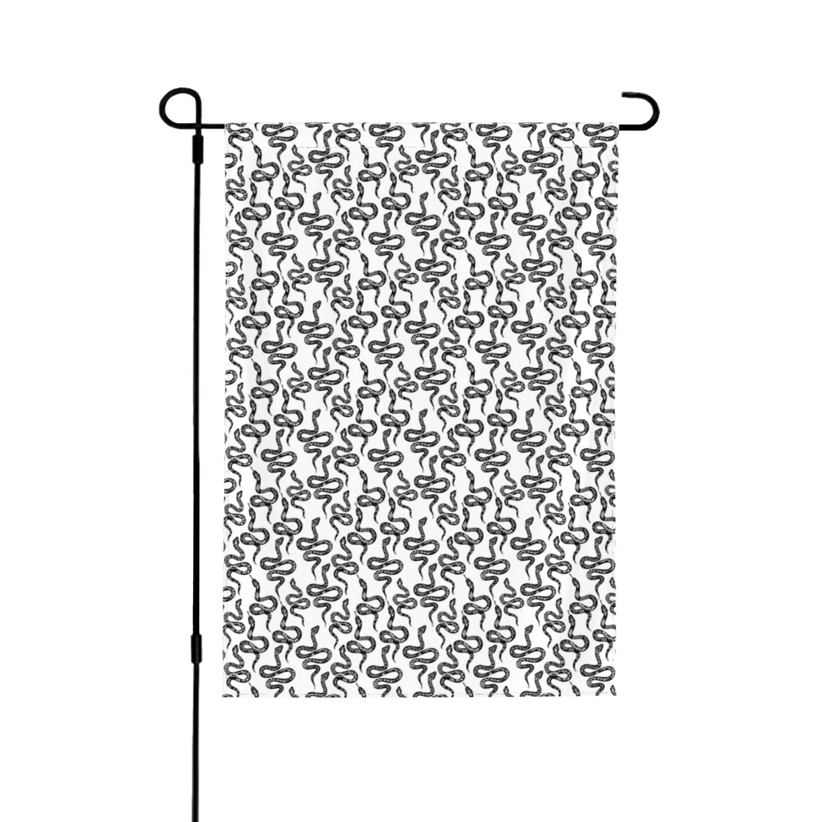 Wukai Snake Garden Flags Double Sided Welcome Garden Yard House Flags ...