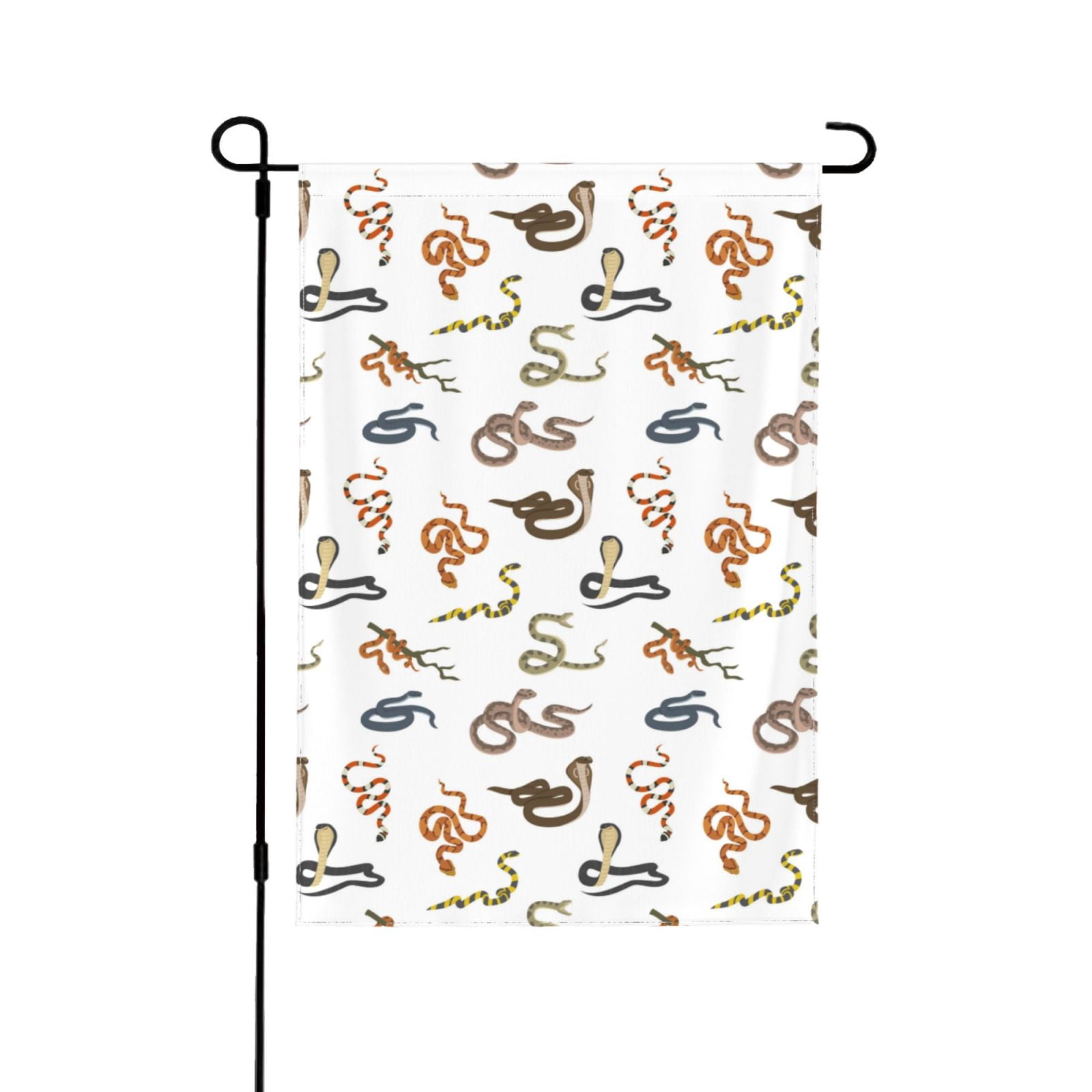 Wukai Snake Garden Flags Double Sided Welcome Garden Yard House Flags ...