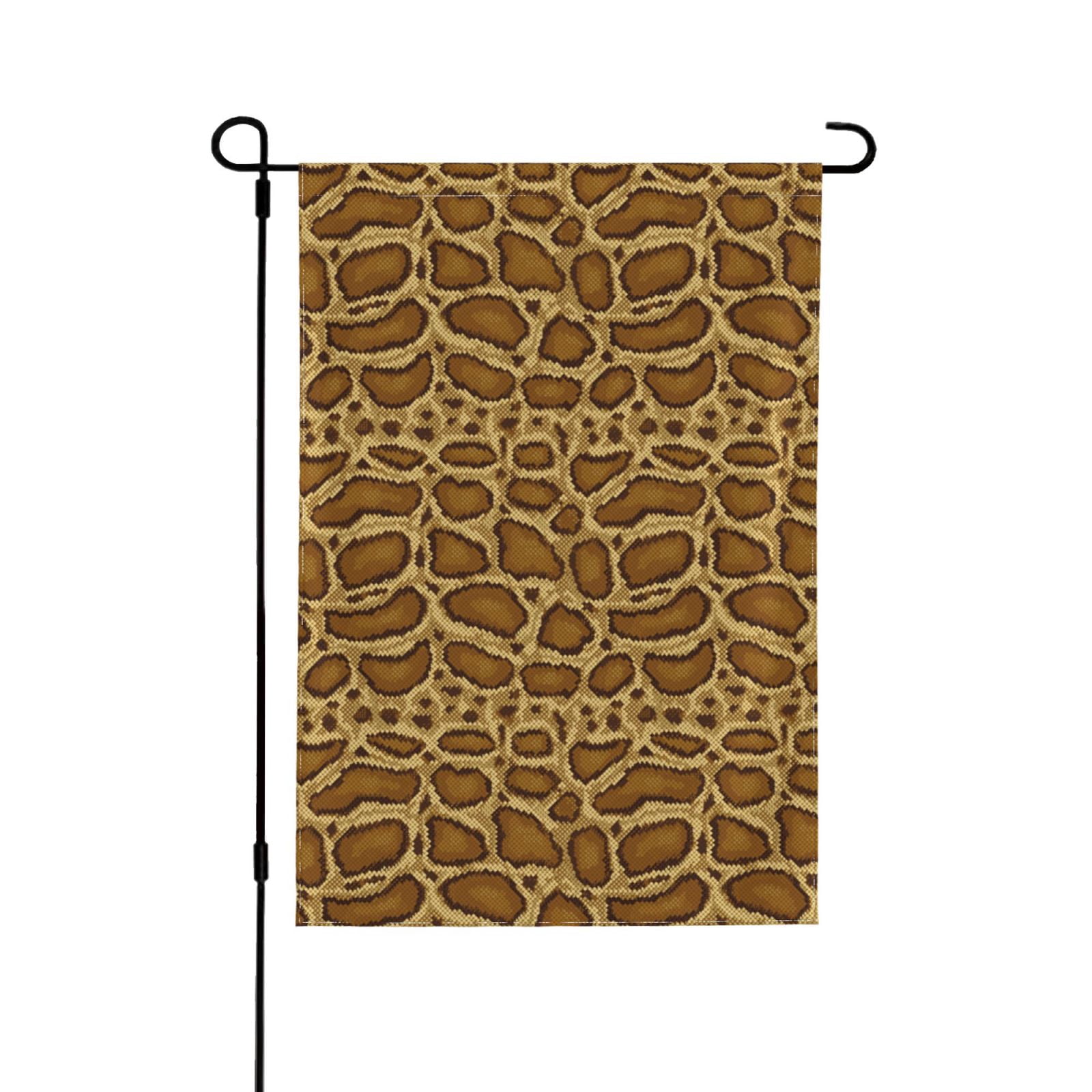 Wukai Snake Skin Garden Flags Double Sided Welcome Garden Yard House ...
