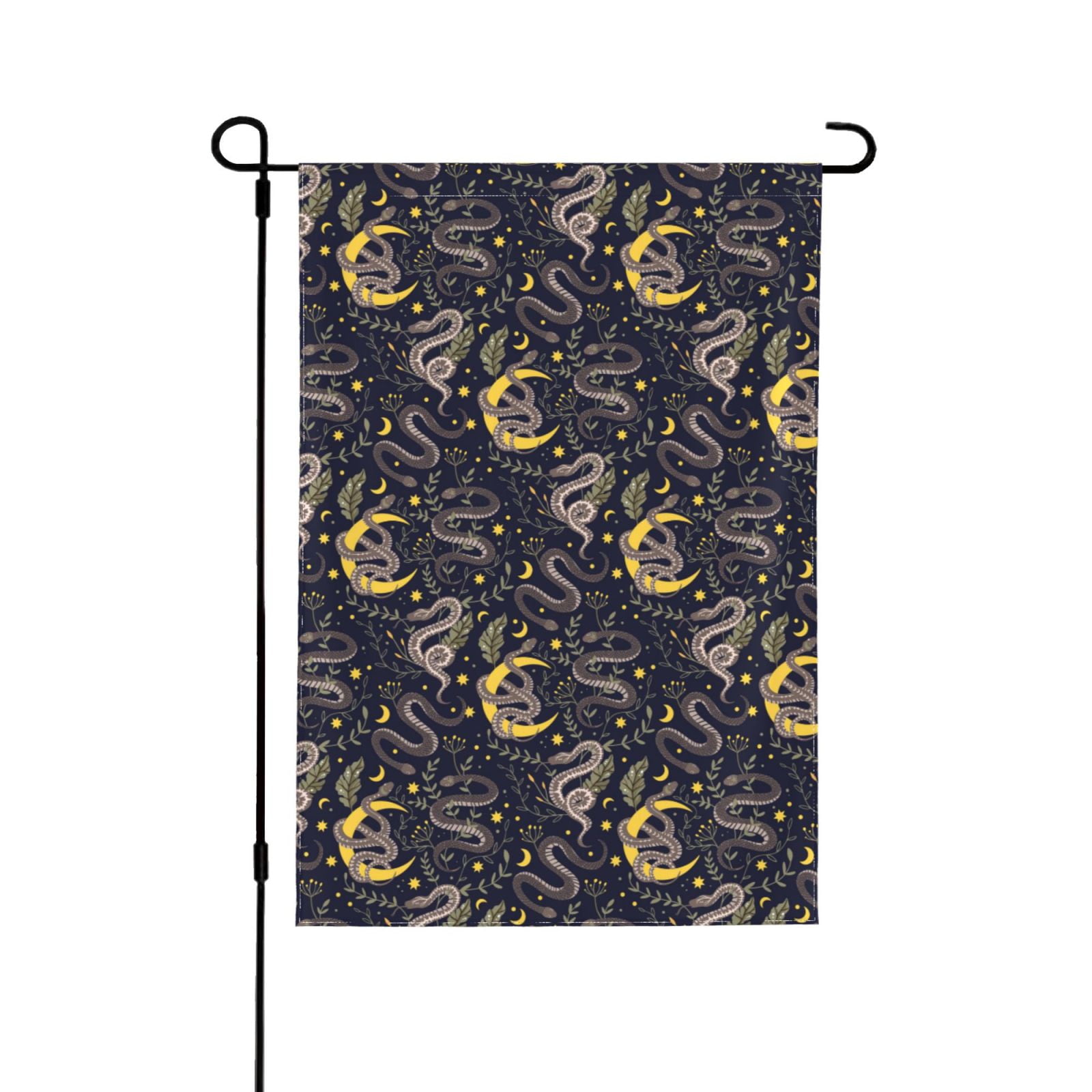Wukai Snake Sleep Garden Flags Double Sided Welcome Garden Yard House ...