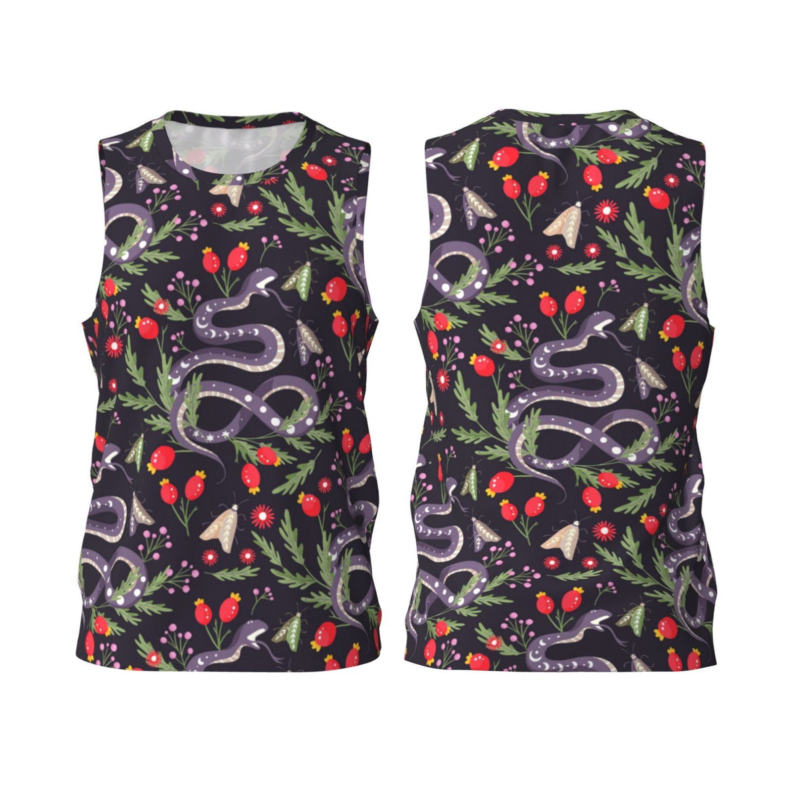 Wukai Snakes And Snake Fruit Men’s Basketball Jersey - Walmart.com