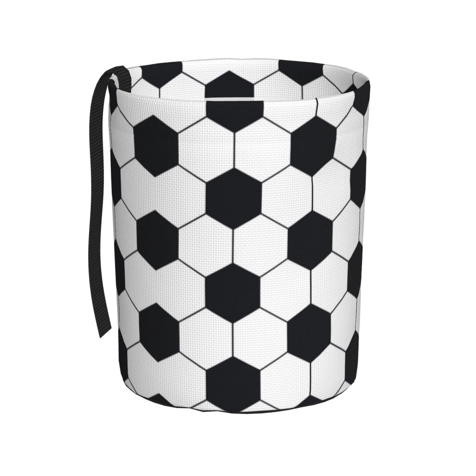 Wukai Soccer Ball Print Car Trash Can - Easy to Clean Hanging Garbage ...