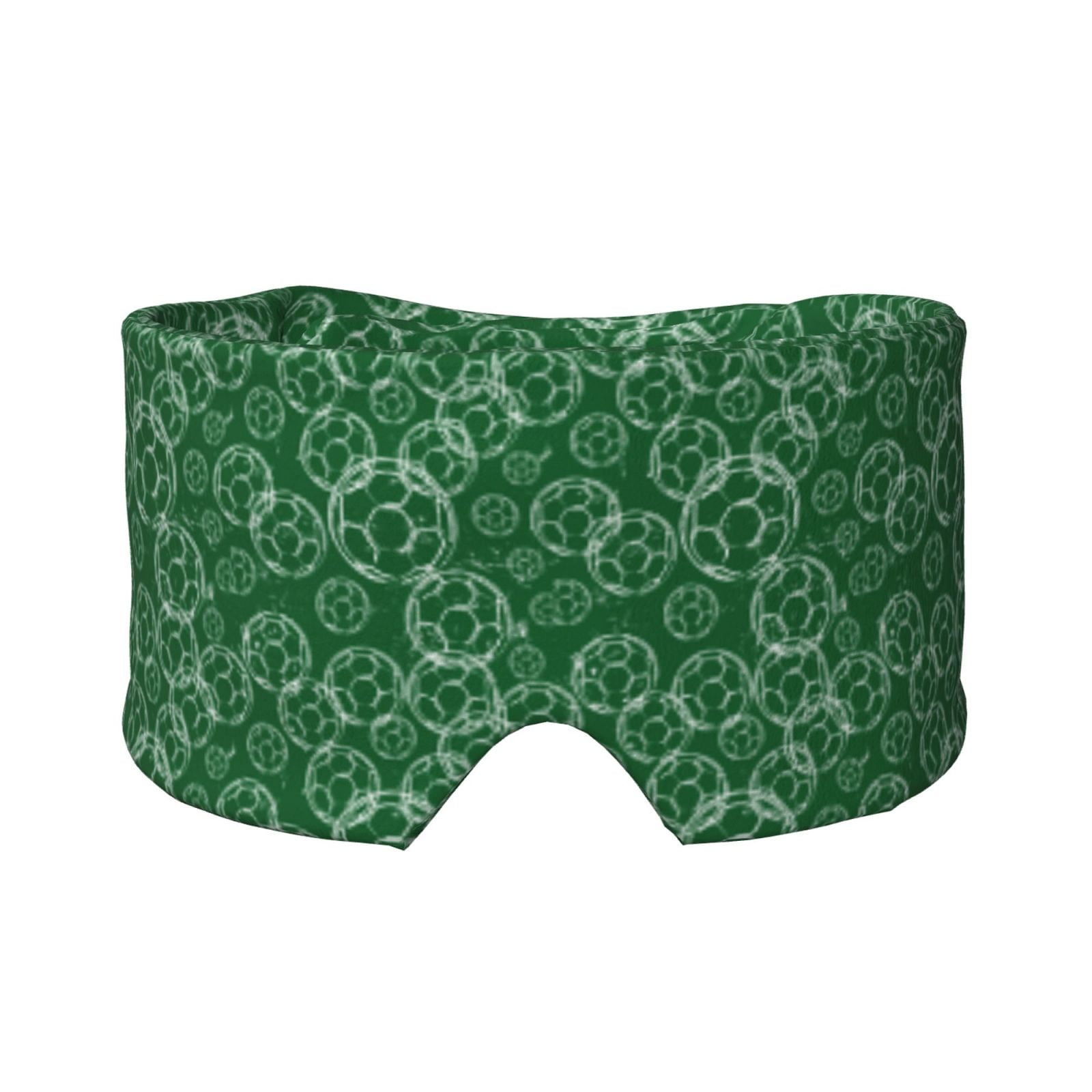 Wukai Soccer Print Sleep Mask - Eye Mask for Sleeping, Ultra Soft and ...