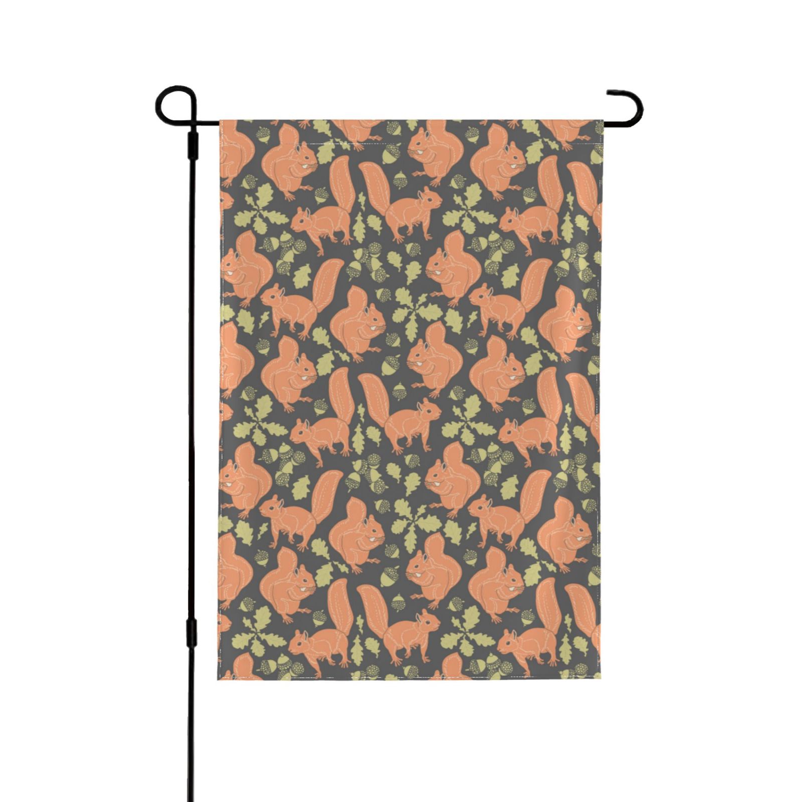 Wukai Squirrel And Nuts Garden Flags Double Sided Welcome Garden Yard ...