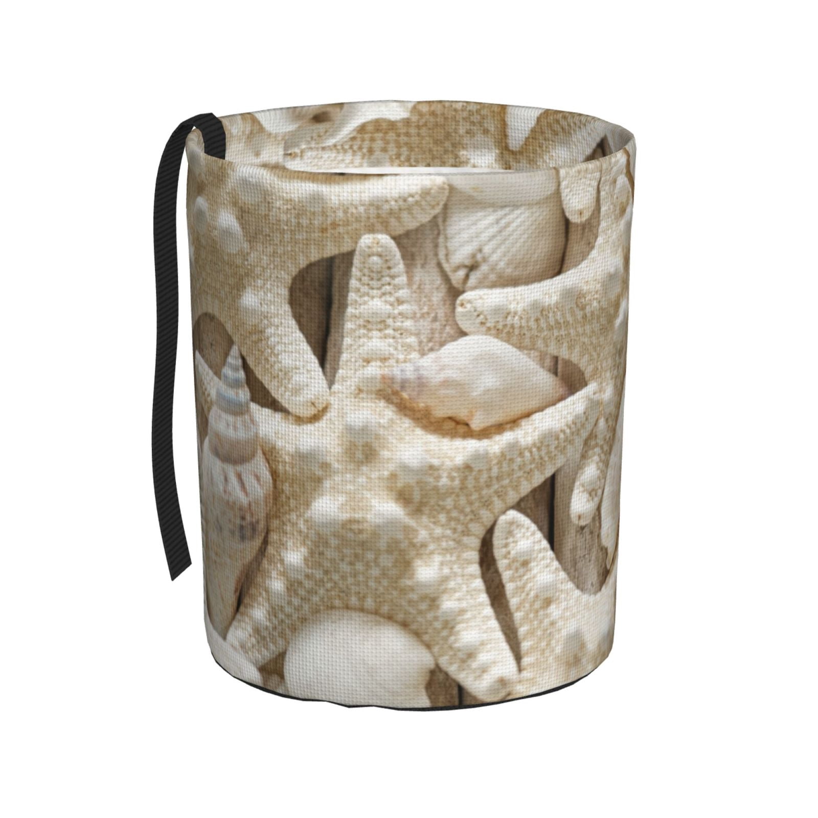 Wukai Starfish and Sea Shells Print Car Trash Can - Easy to Clean ...