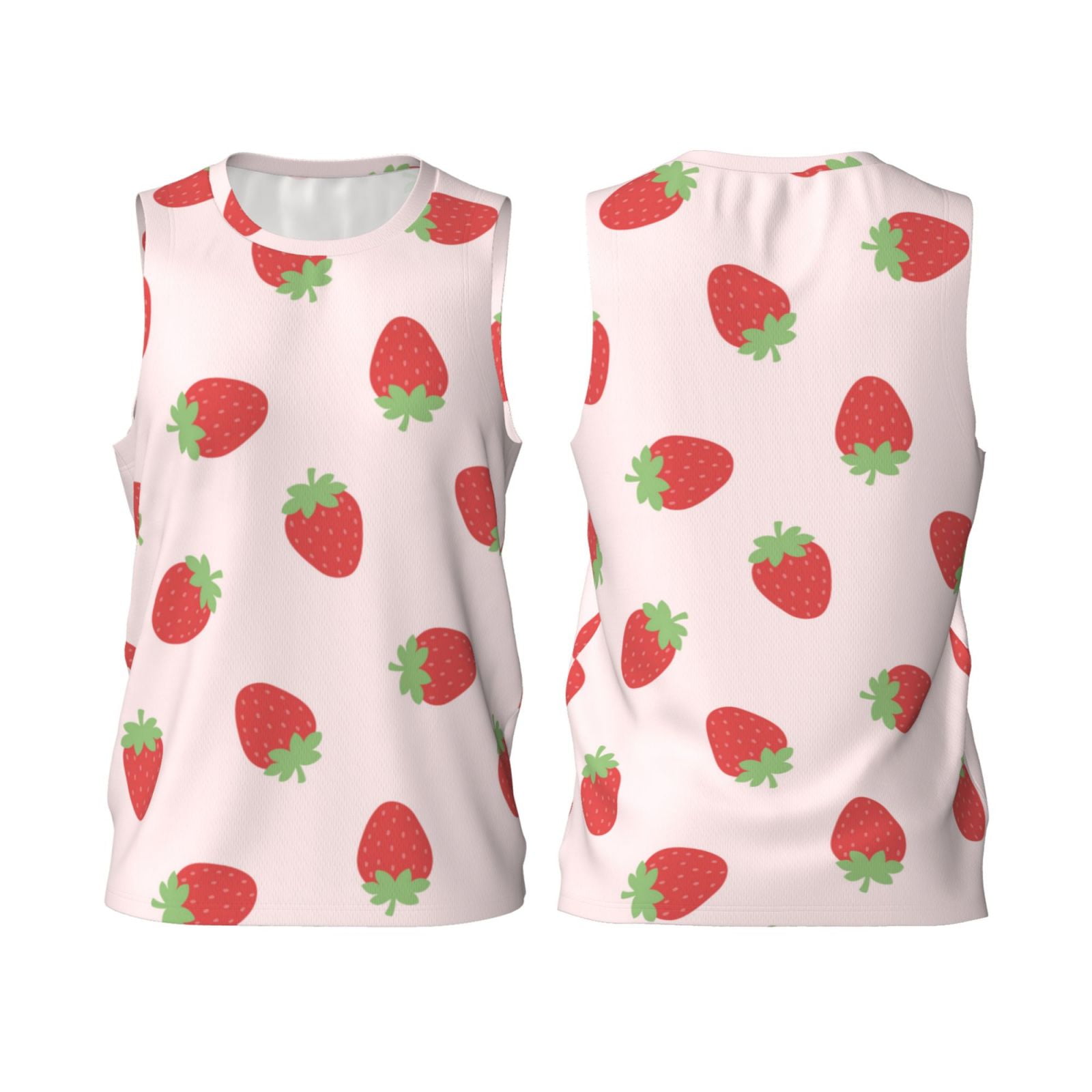 Wukai Strawberry Men’s Basketball Jersey - Walmart.com