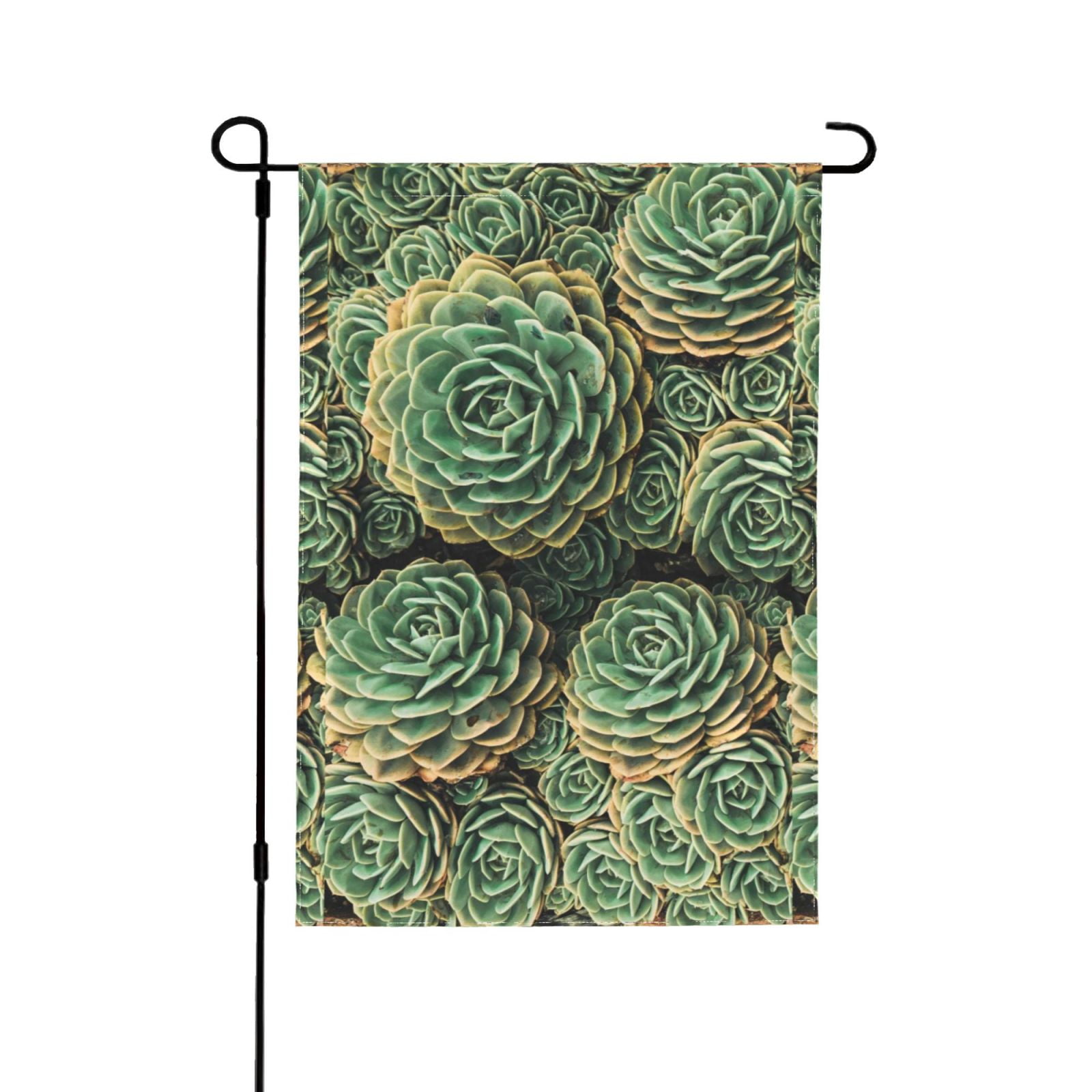 Wukai Succulents Garden Flags Double Sided Welcome Garden Yard House ...