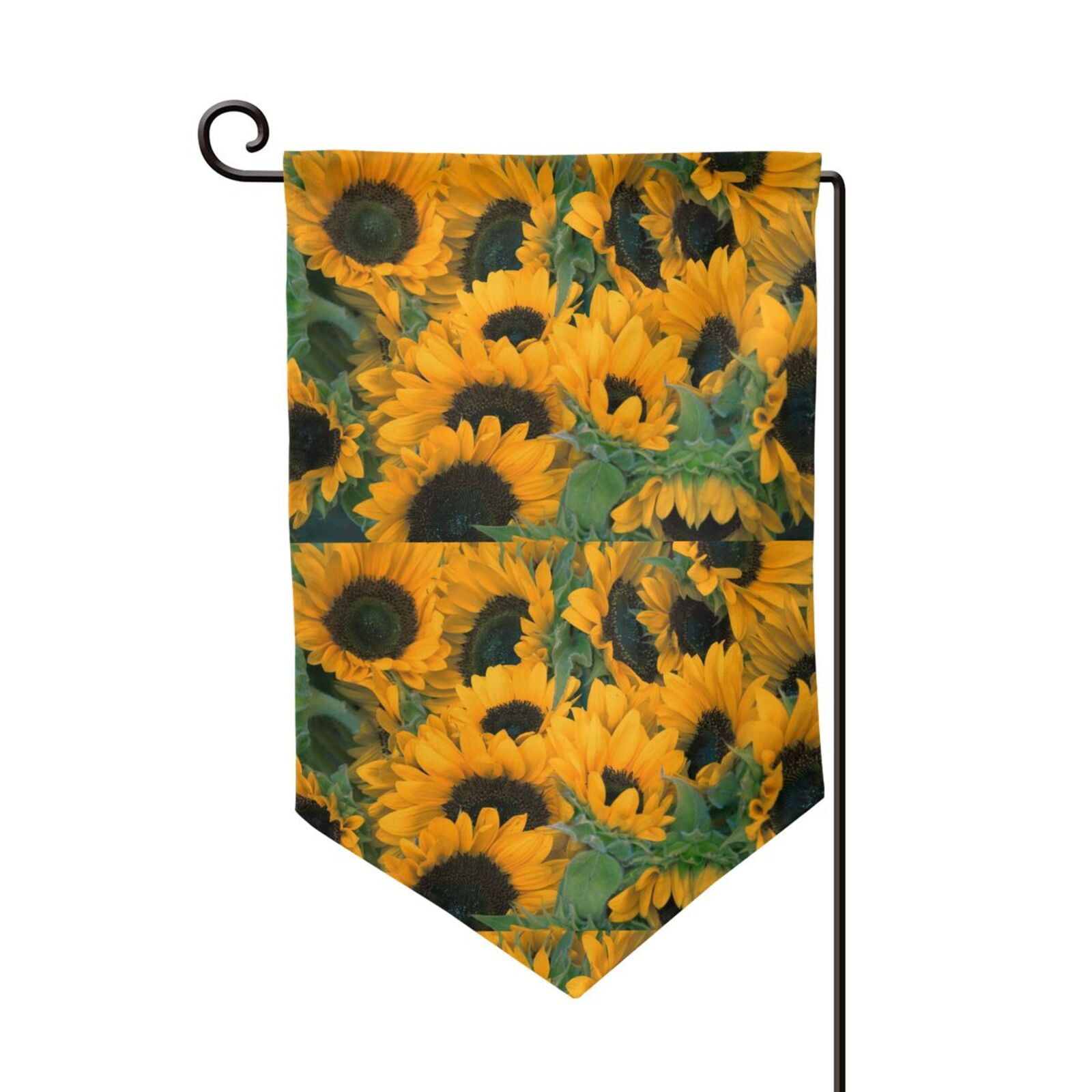 Wukai Sunflowers 7 Print Garden Flag 12.5x18 Inch Double Sided Sun ...