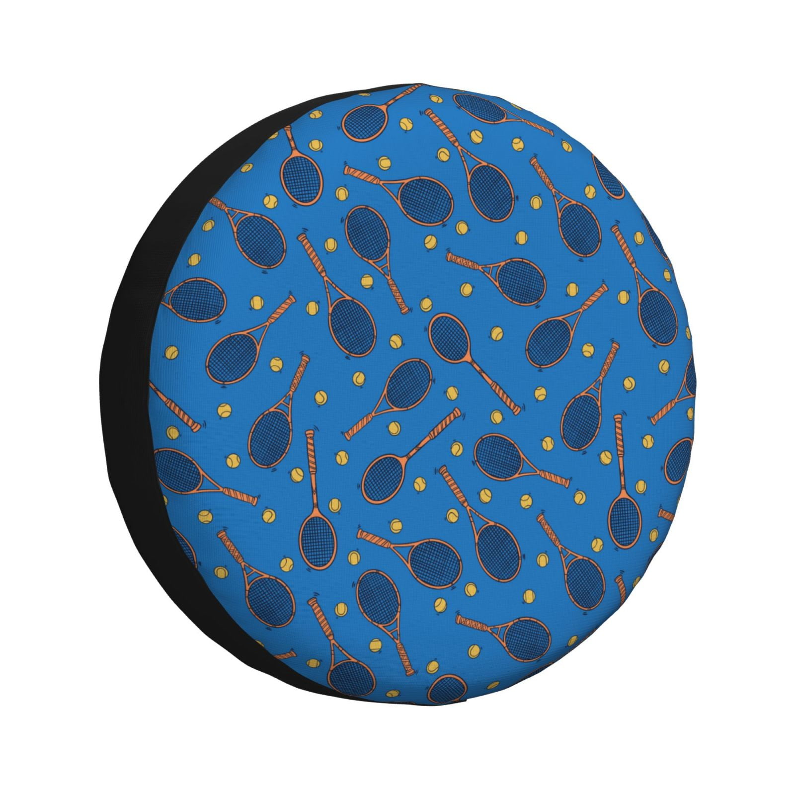 Wukai Tennis Rackets 1 Print Spare Tire Cover for RV Trailer,Waterproof ...