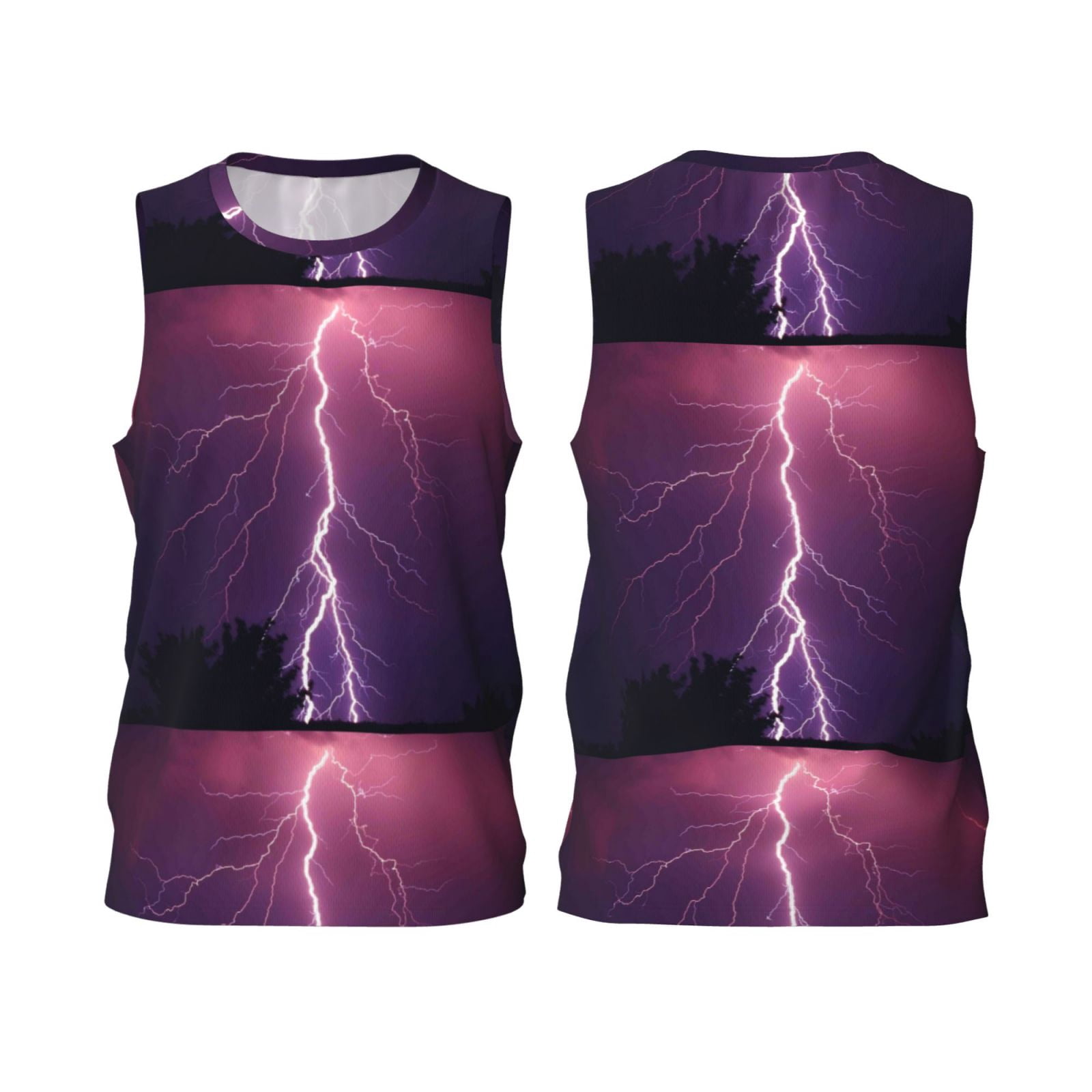 Wukai Thunderstorm Violet Purple Men’s Basketball Jersey - Walmart.com