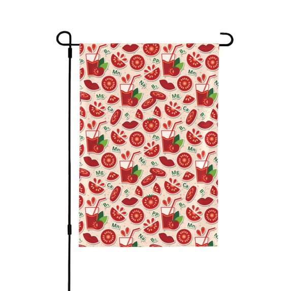 Wukai Tomatoes Garden Flags Double Sided Welcome Garden Yard House ...