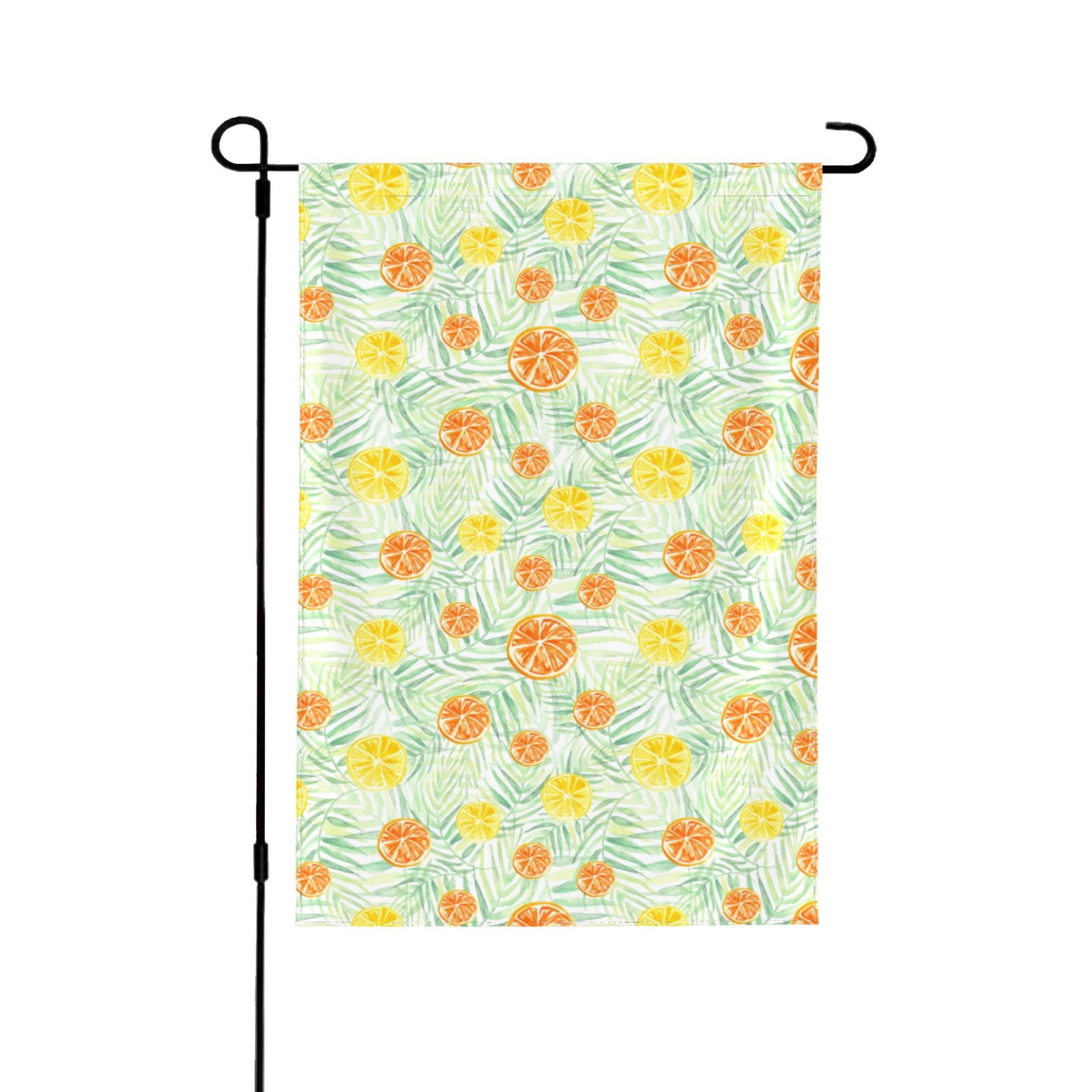 Wukai Tree Palms Lemon Garden Flags Double Sided Welcome Garden Yard ...
