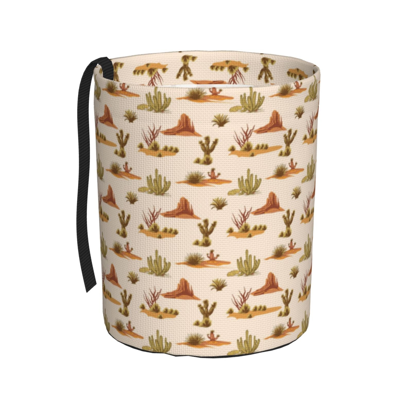 Wukai Tropical Desert Print Car Trash Can - Easy to Clean Hanging ...