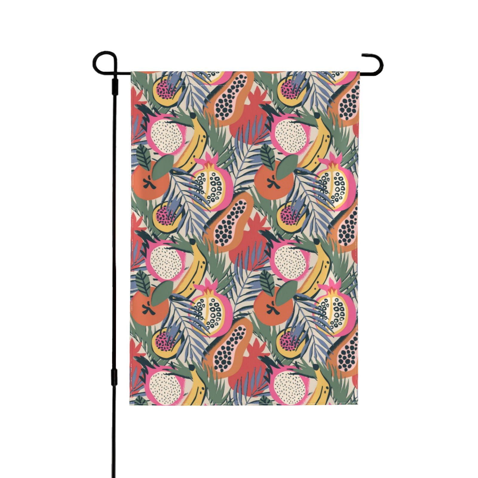 Wukai Tropical Fruit Garden Flags Double Sided Welcome Garden Yard ...