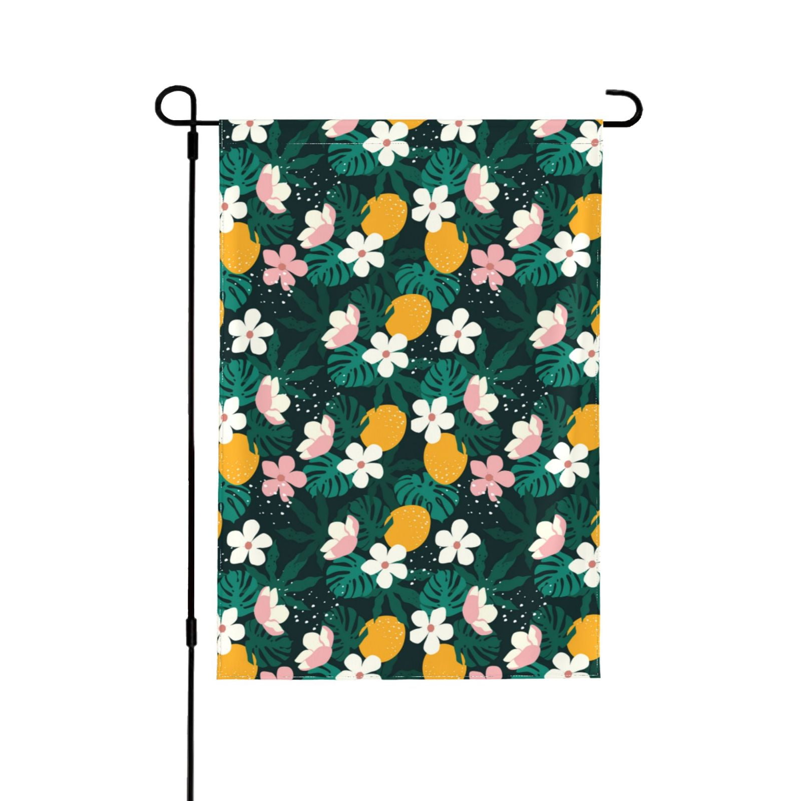 Wukai Tropical Fruit Garden Flags Double Sided Welcome Garden Yard House Flags Outside Outdoor ...