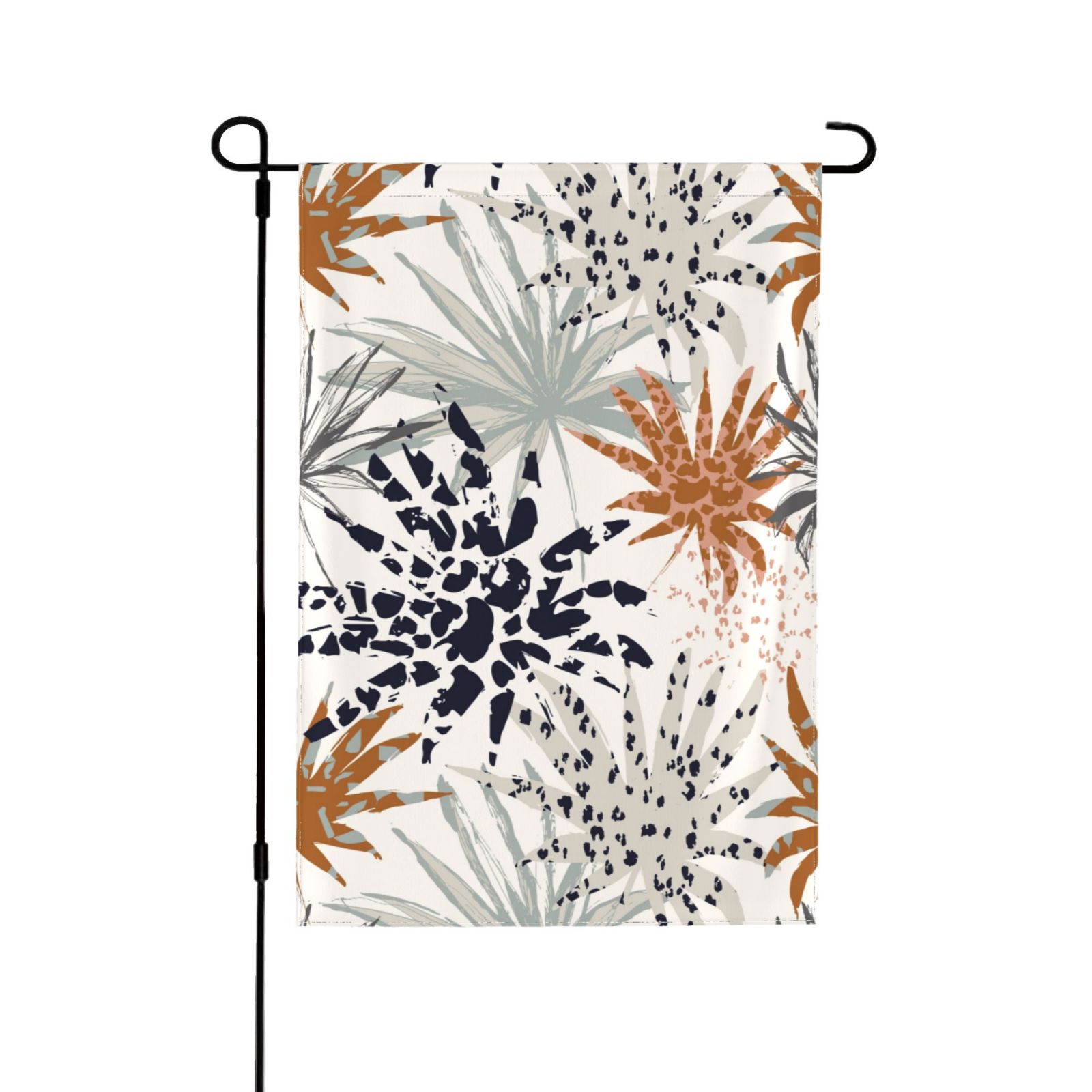 Wukai Tropical Leaves Garden Flags Double Sided Welcome Garden Yard ...