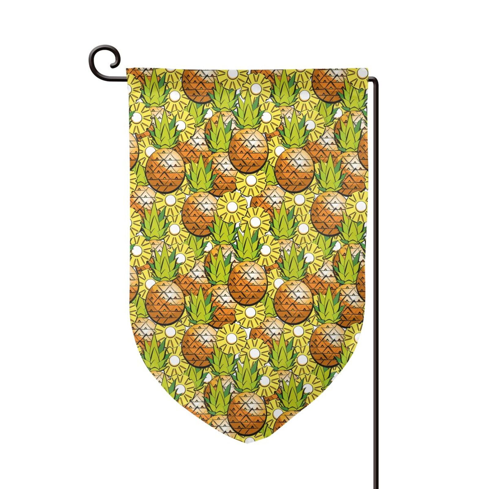 Wukai Tropical Summer Fruit Print Garden Flag 12.5x18 Inch Double Sided ...