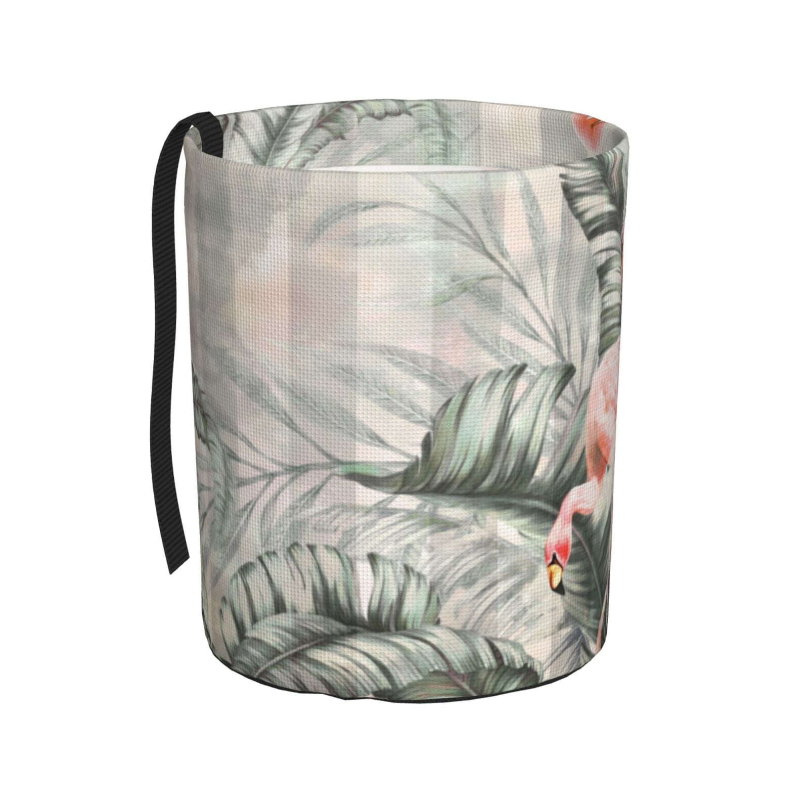 Wukai Tropical With Flamingos Print Car Trash Can - Easy to Clean ...