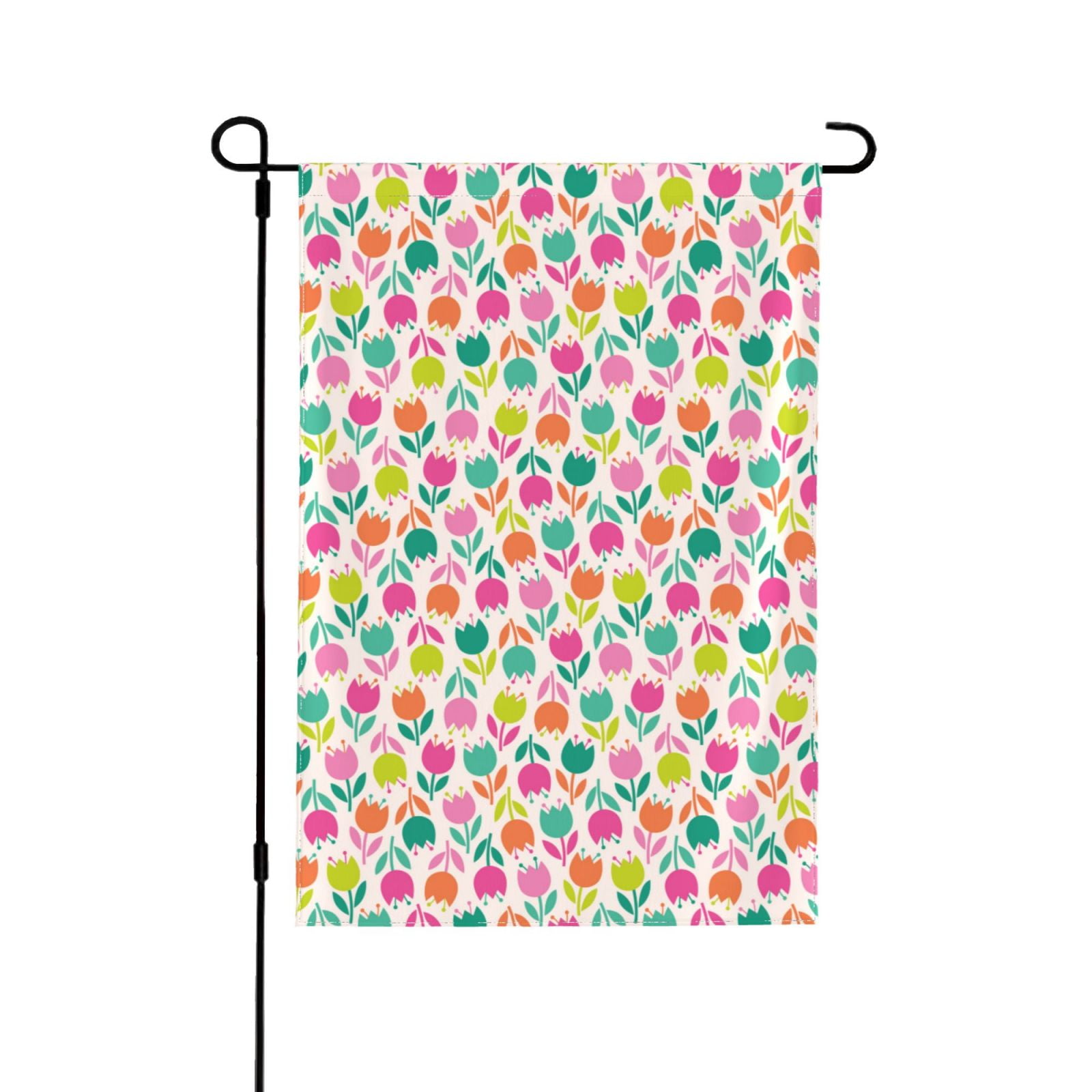 Wukai Tulips Flowers Garden Flags Double Sided Welcome Garden Yard ...