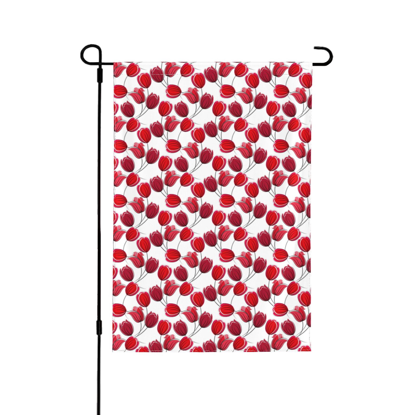 Wukai Tulips Flowers Garden Flags Double Sided Welcome Garden Yard ...