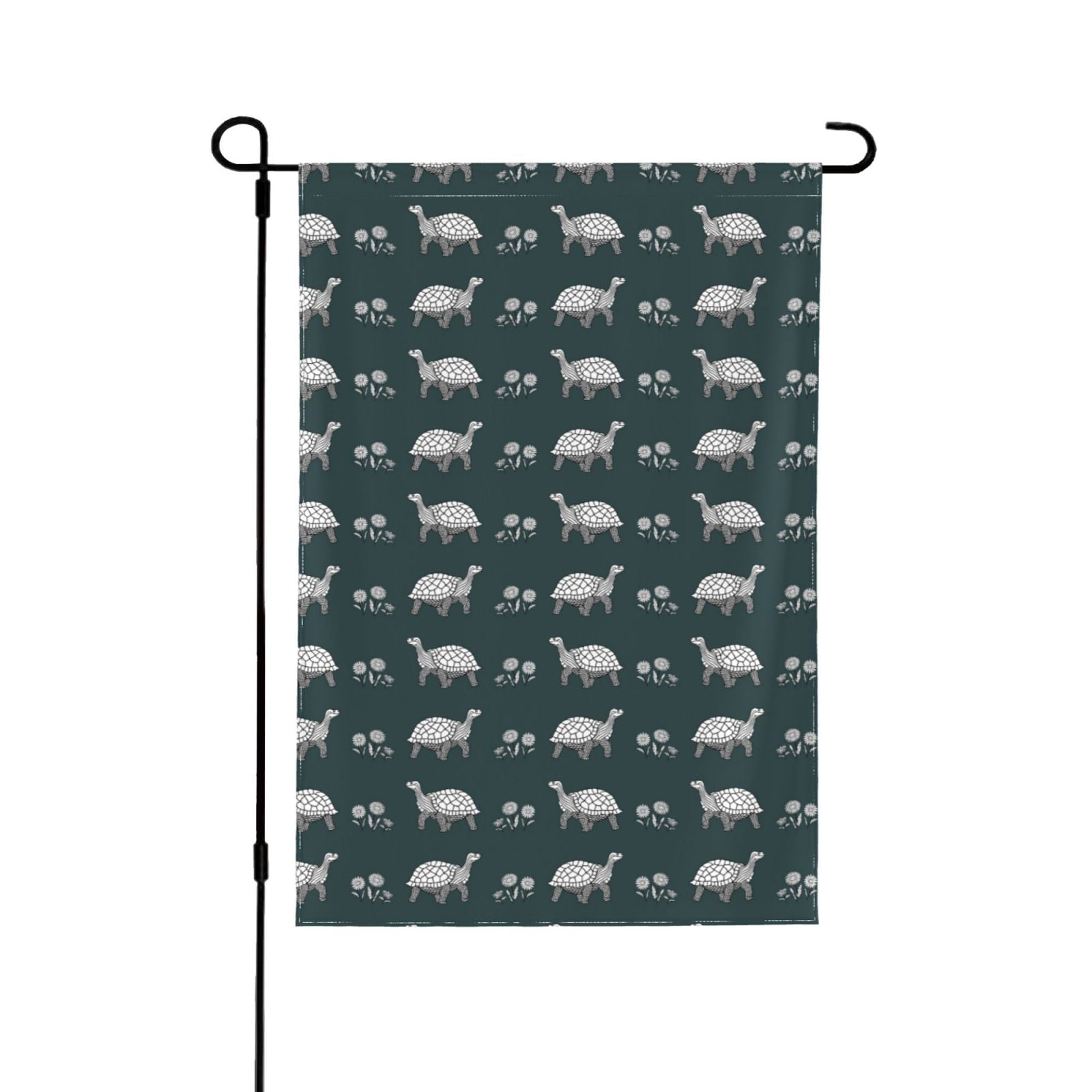 Wukai Turtle Chrysanthemum Garden Flags Double Sided Welcome Garden ...