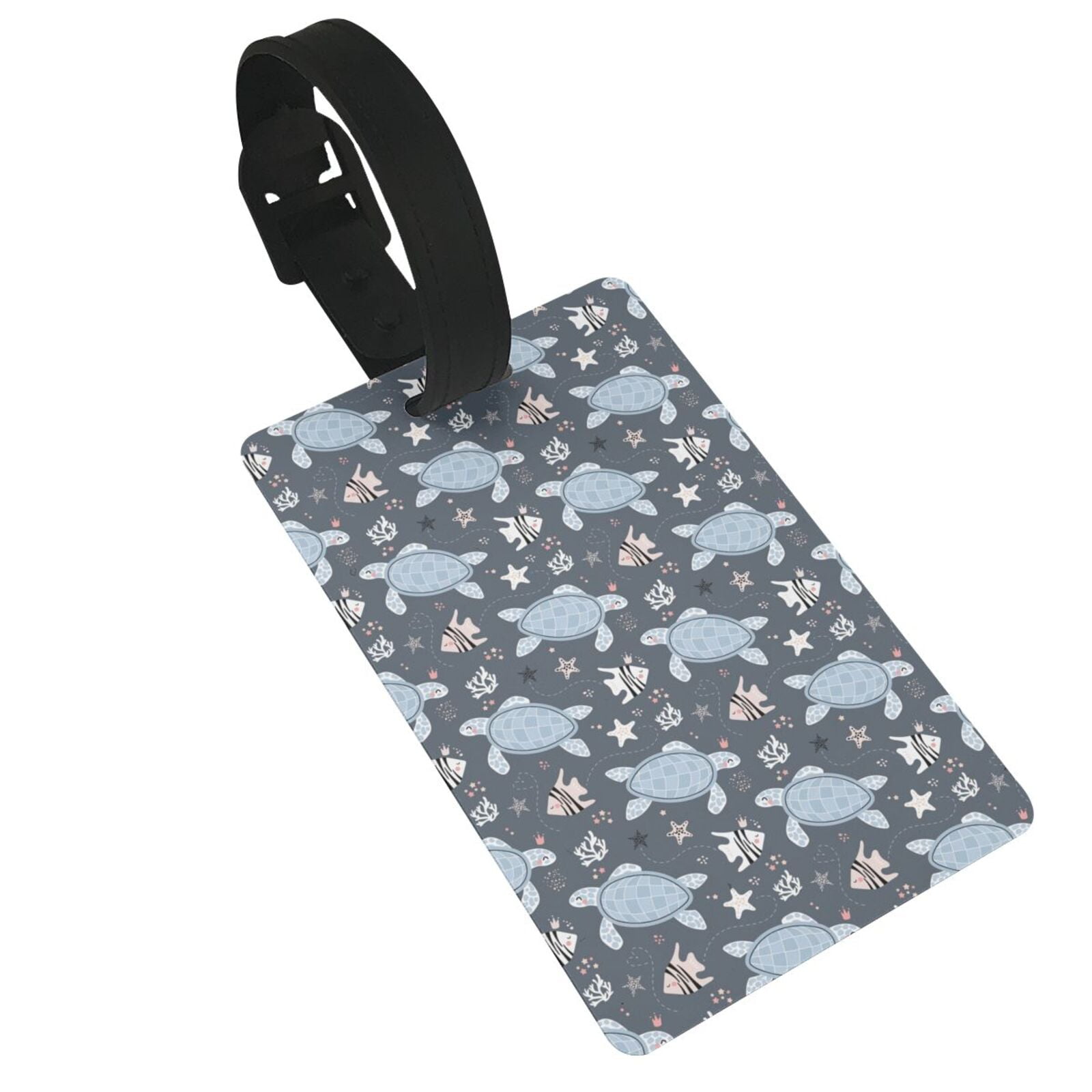Wukai Turtle Stylish and Durable Travel Luggage Tags: Waterproof PVC ...