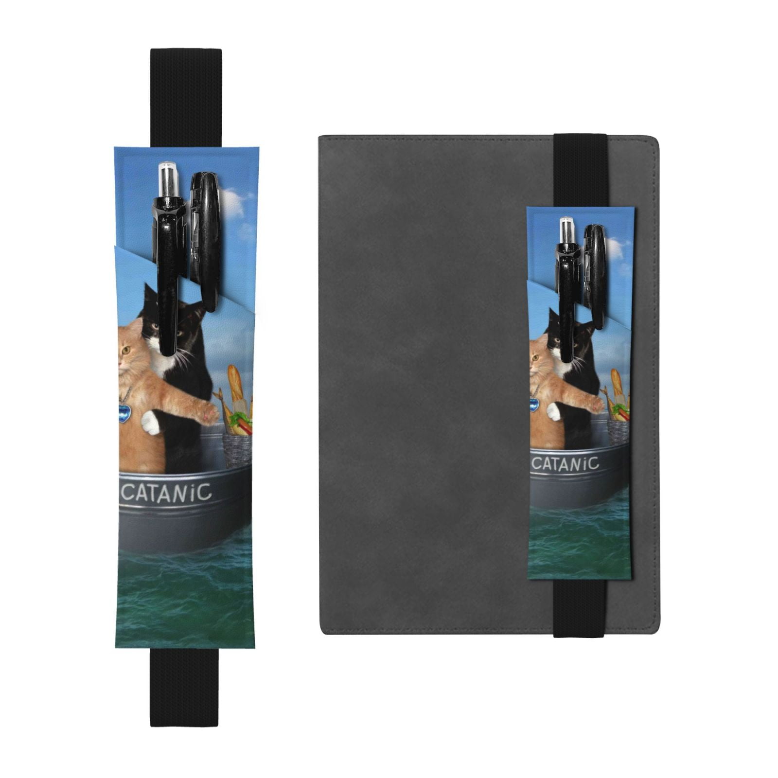 Wukai Two Brave Cats Are Floating On The Sea Iceberg Adjustable Elastic ...