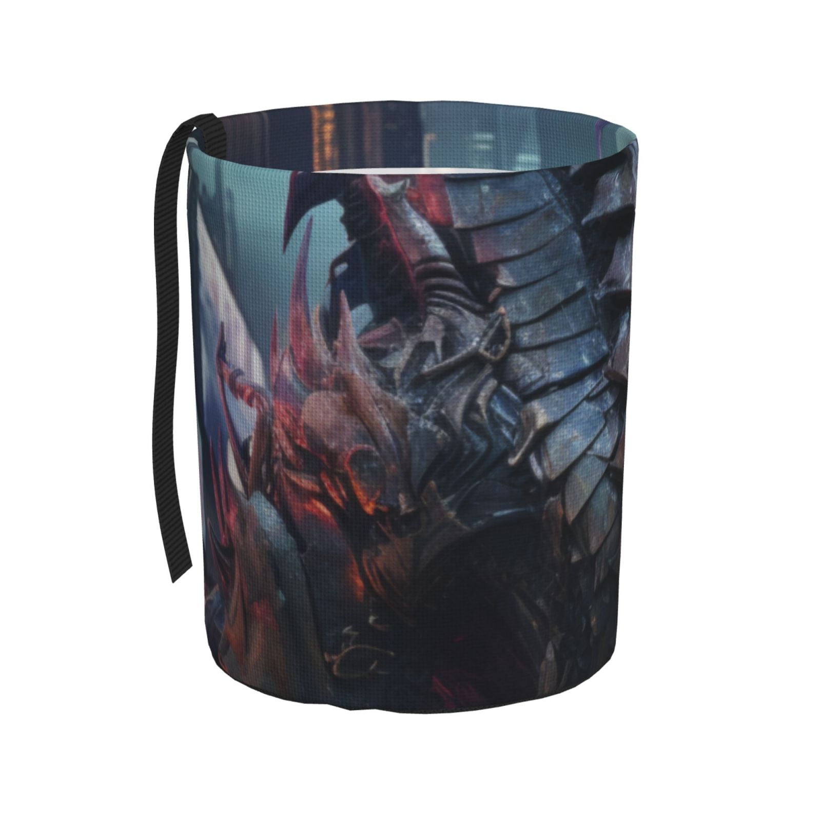 Wukai Urban Mechanical Dragon Print Car Trash Can - Easy to Clean ...