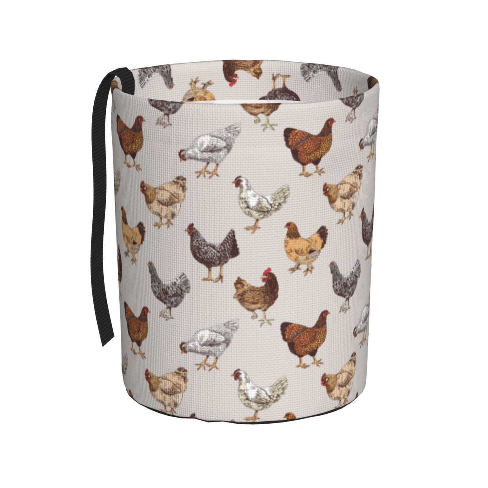 Wukai Various Chicken Print Car Trash Can - Easy to Clean Hanging ...